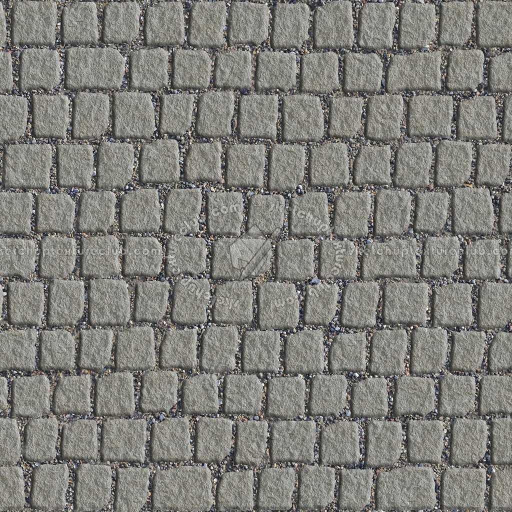 Street porfido paving cobblestone texture seamless 07438