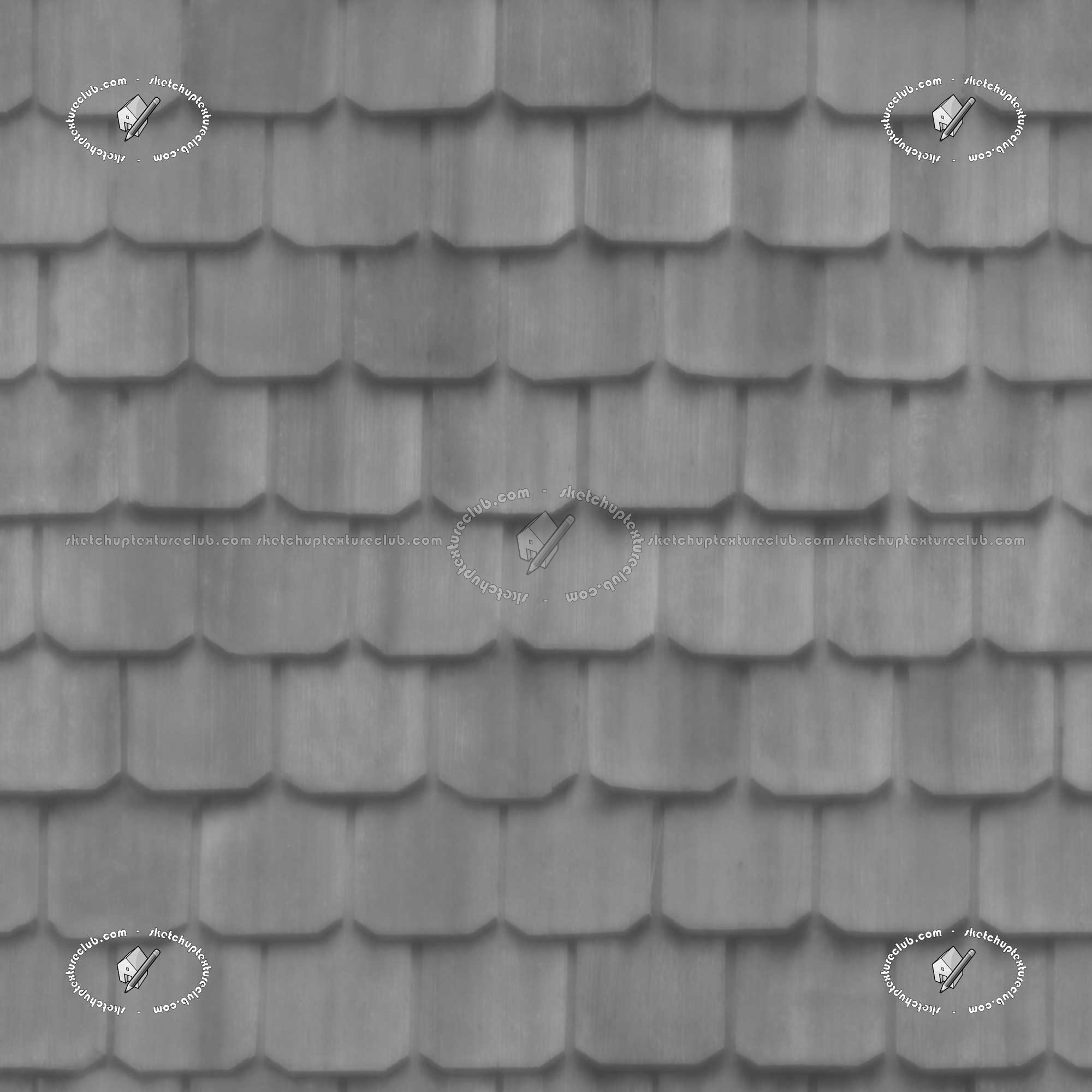 Wood shingle roof texture seamless 20872