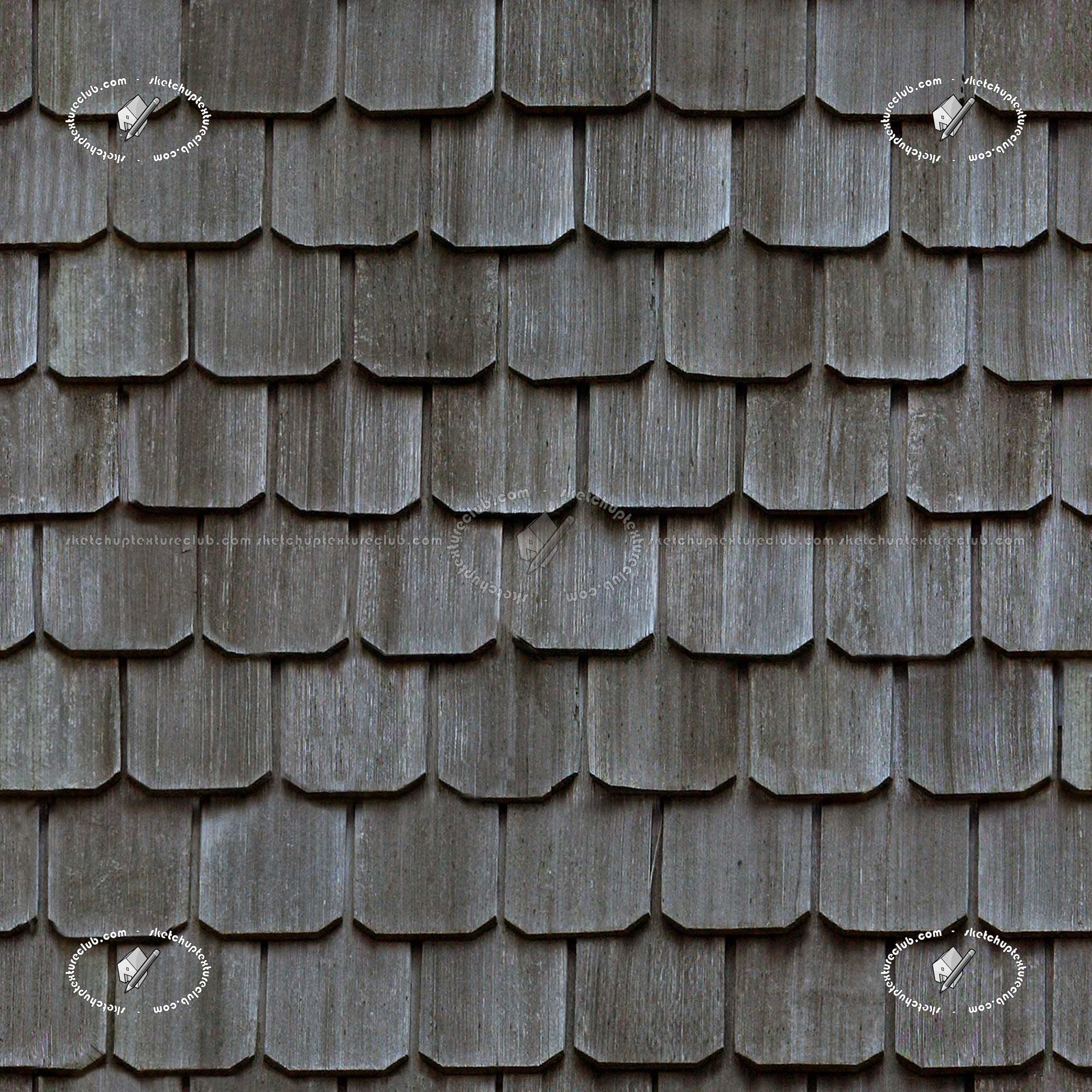 Wood shingle roof texture seamless 20872