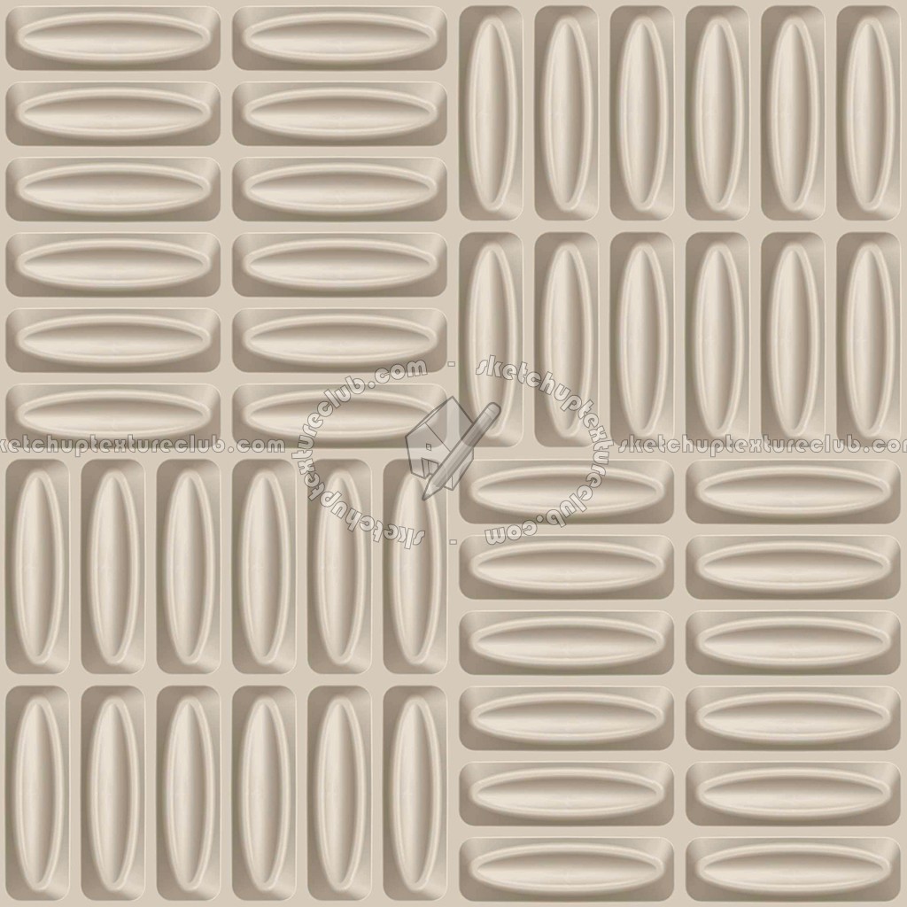 Interior 3D wall panel texture seamless 02840