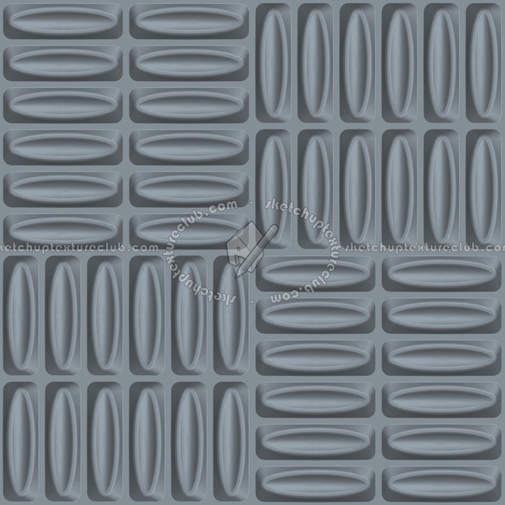 interior decorative colored 3D walls panels textures seamless