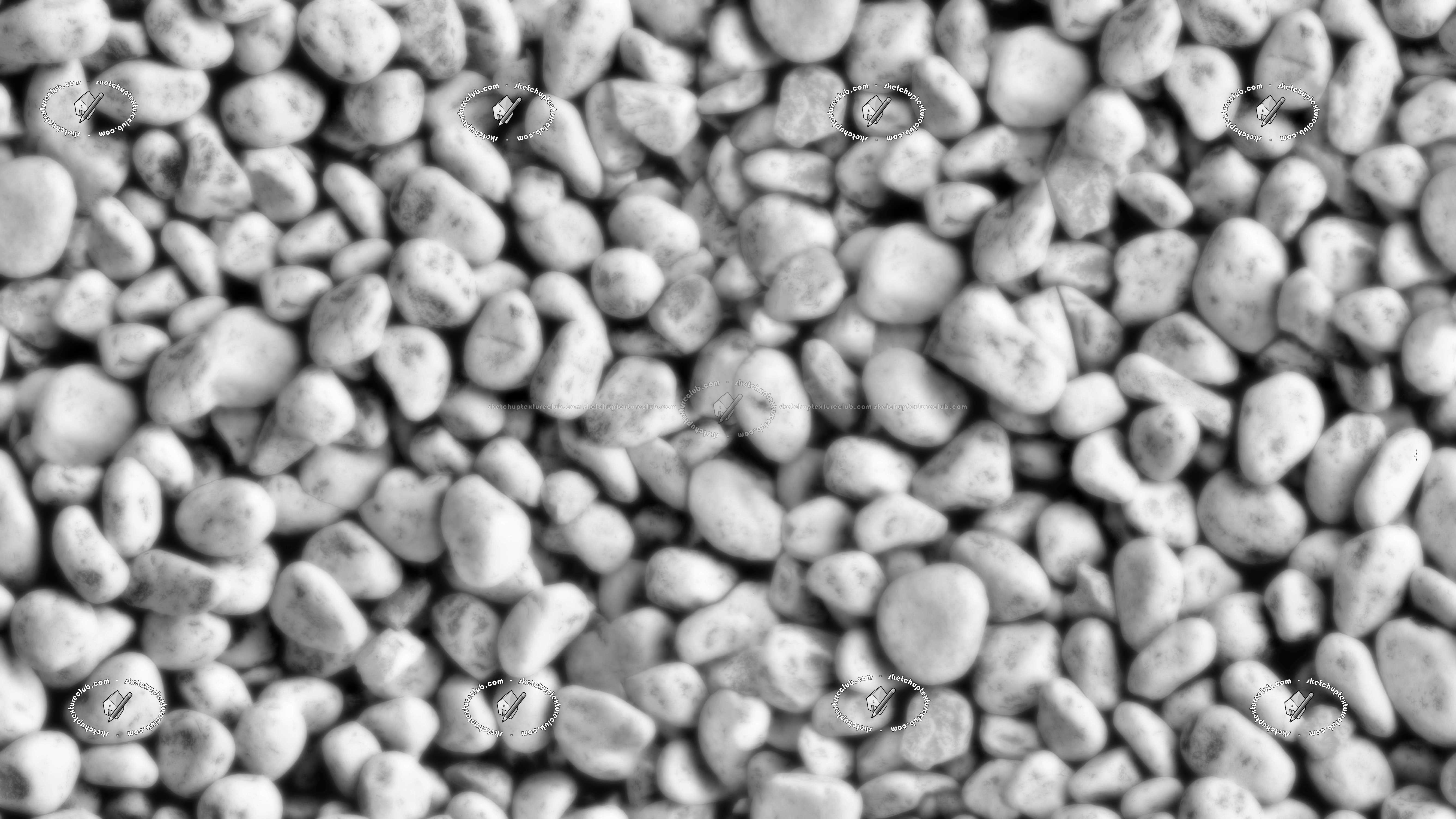 White pebbles texture seamless 20678