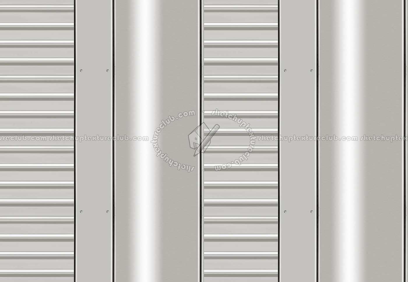 White metal facade cladding texture seamless 10240