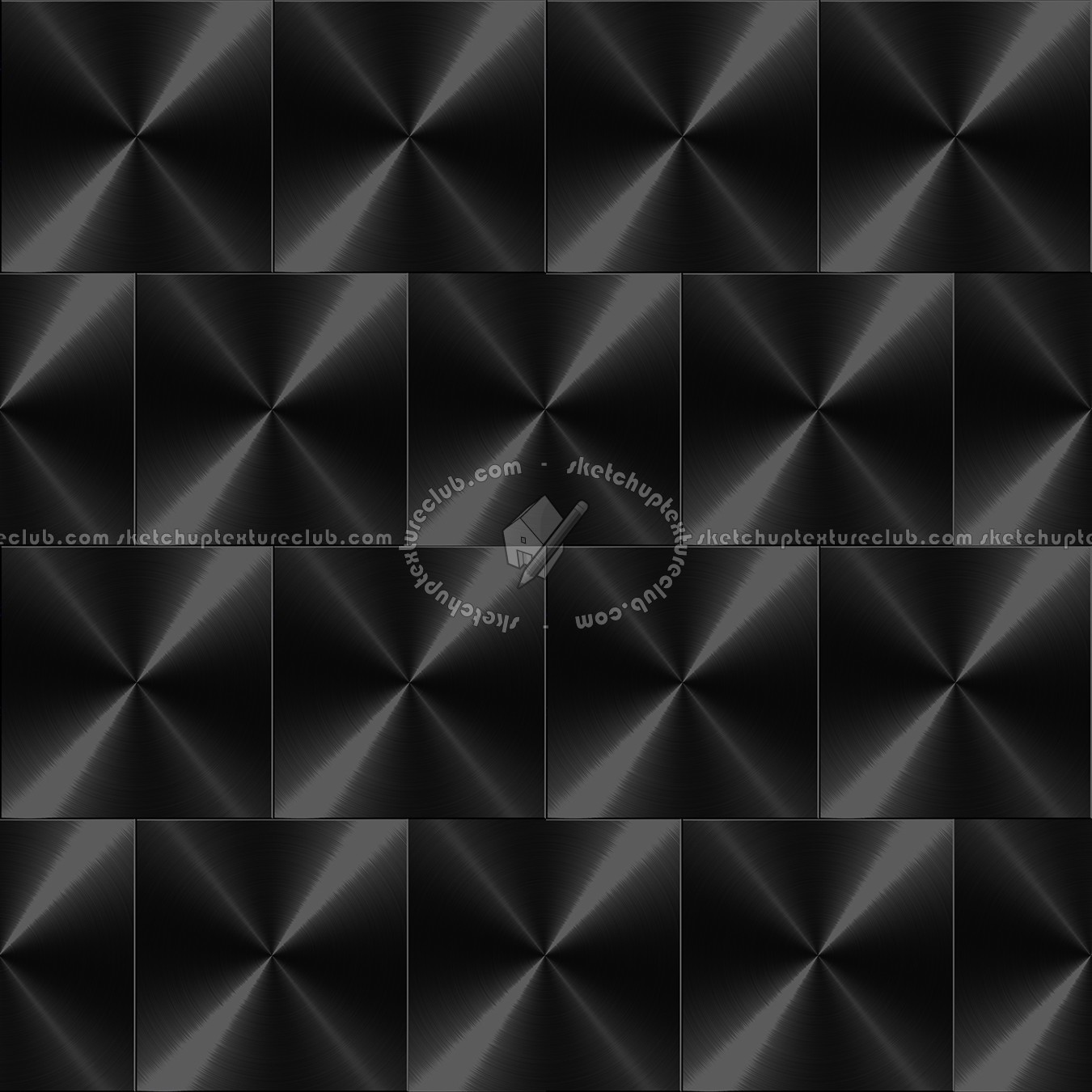 Black metal facade cladding texture seamless 10264