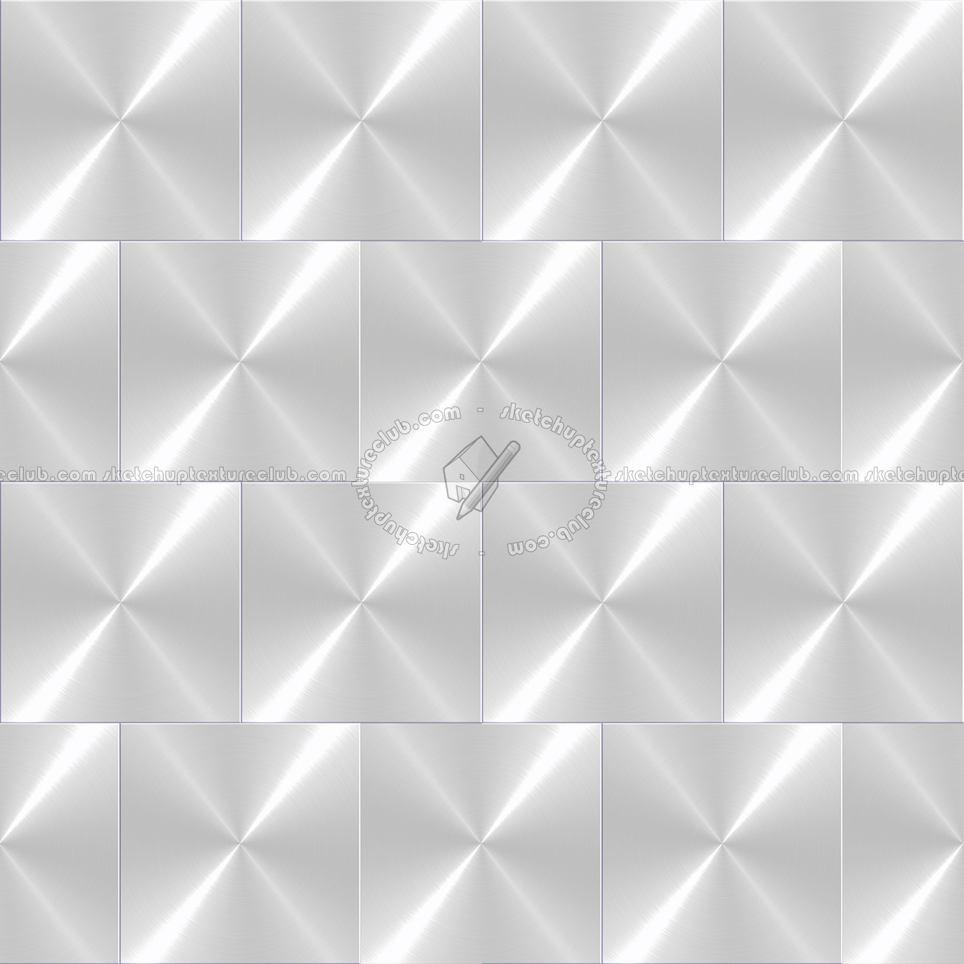 White metal facade cladding texture seamless 10265