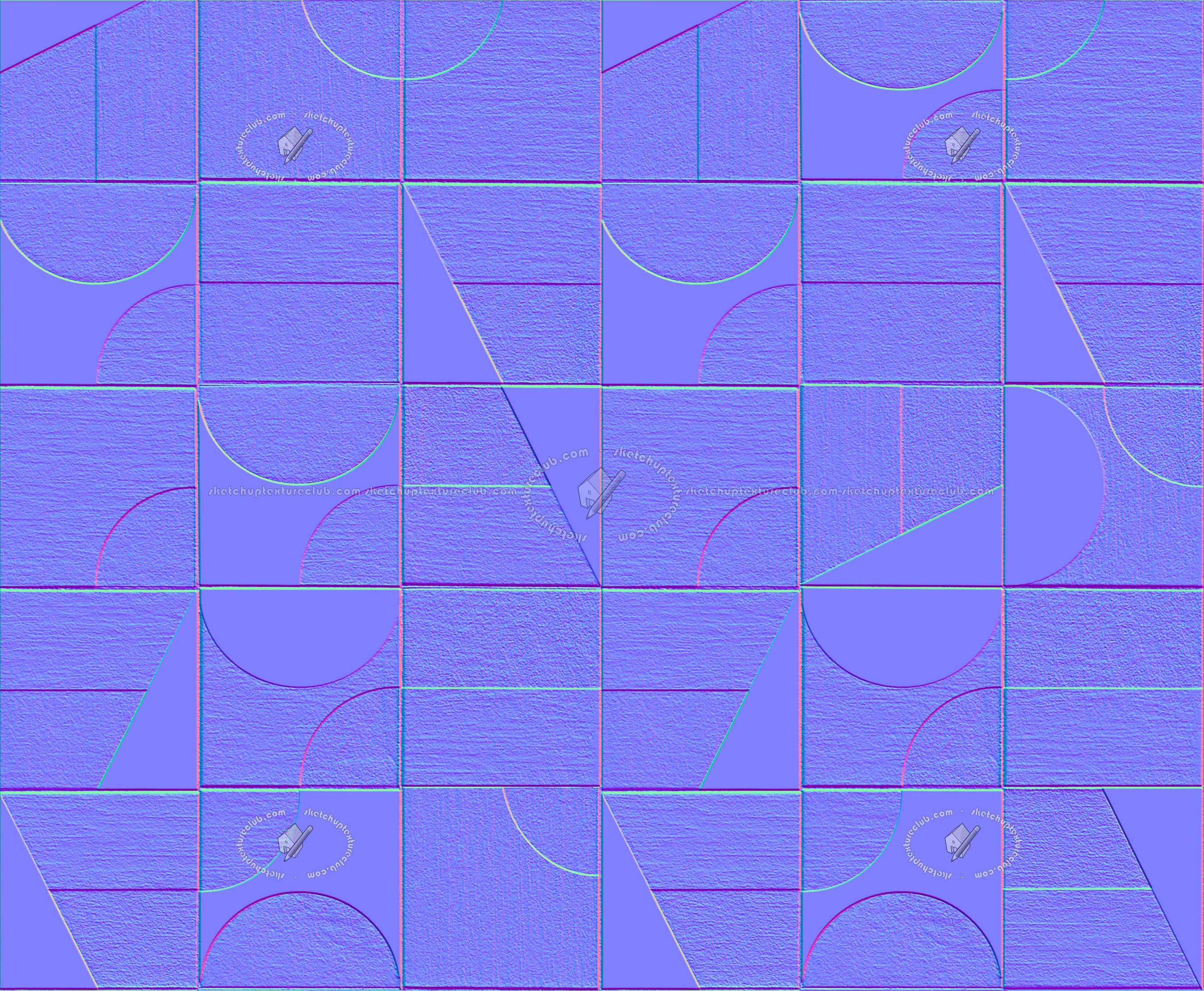 Mutina puzzle glazed porcelain tile textures seamless 20620