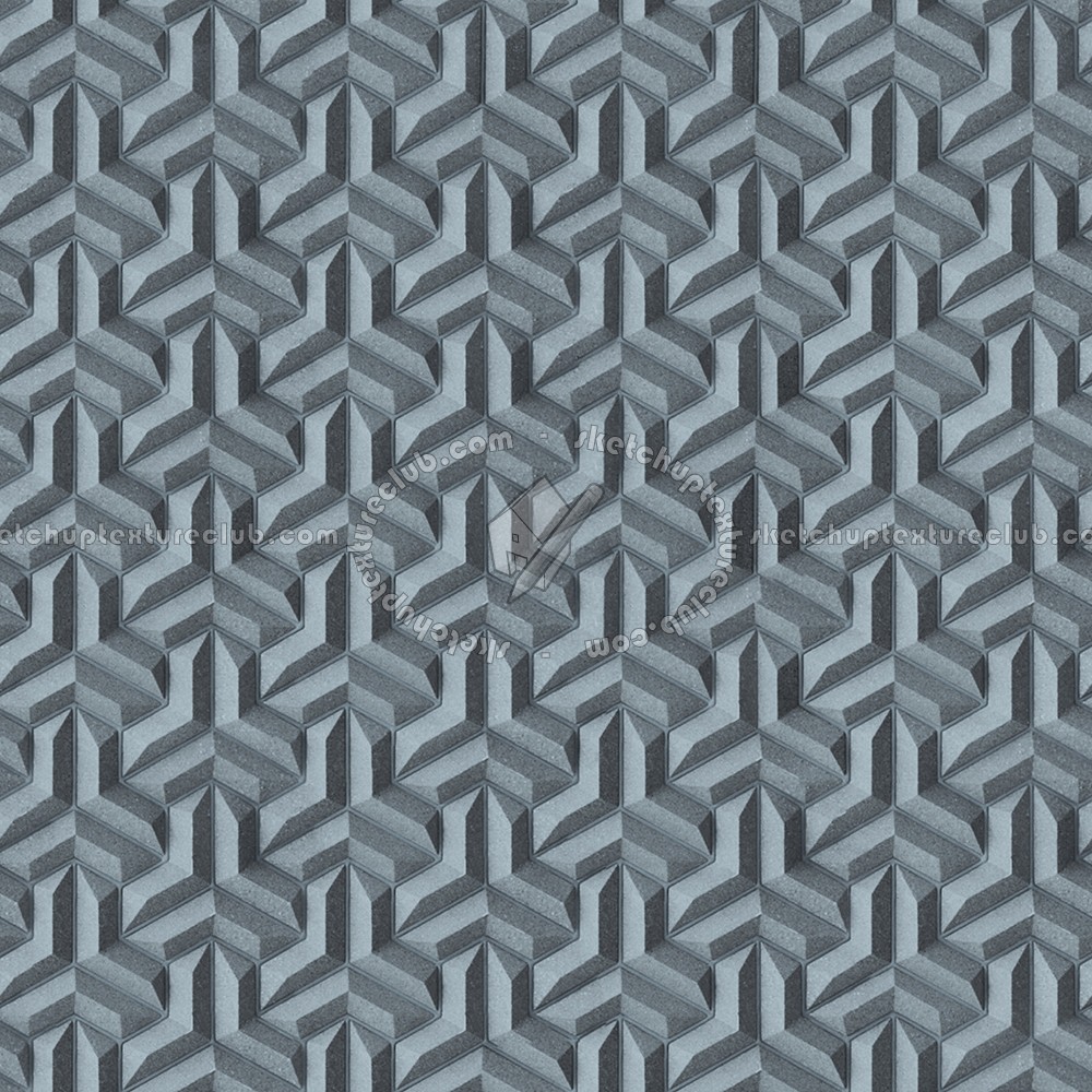 interior decorative colored 3D walls panels textures seamless