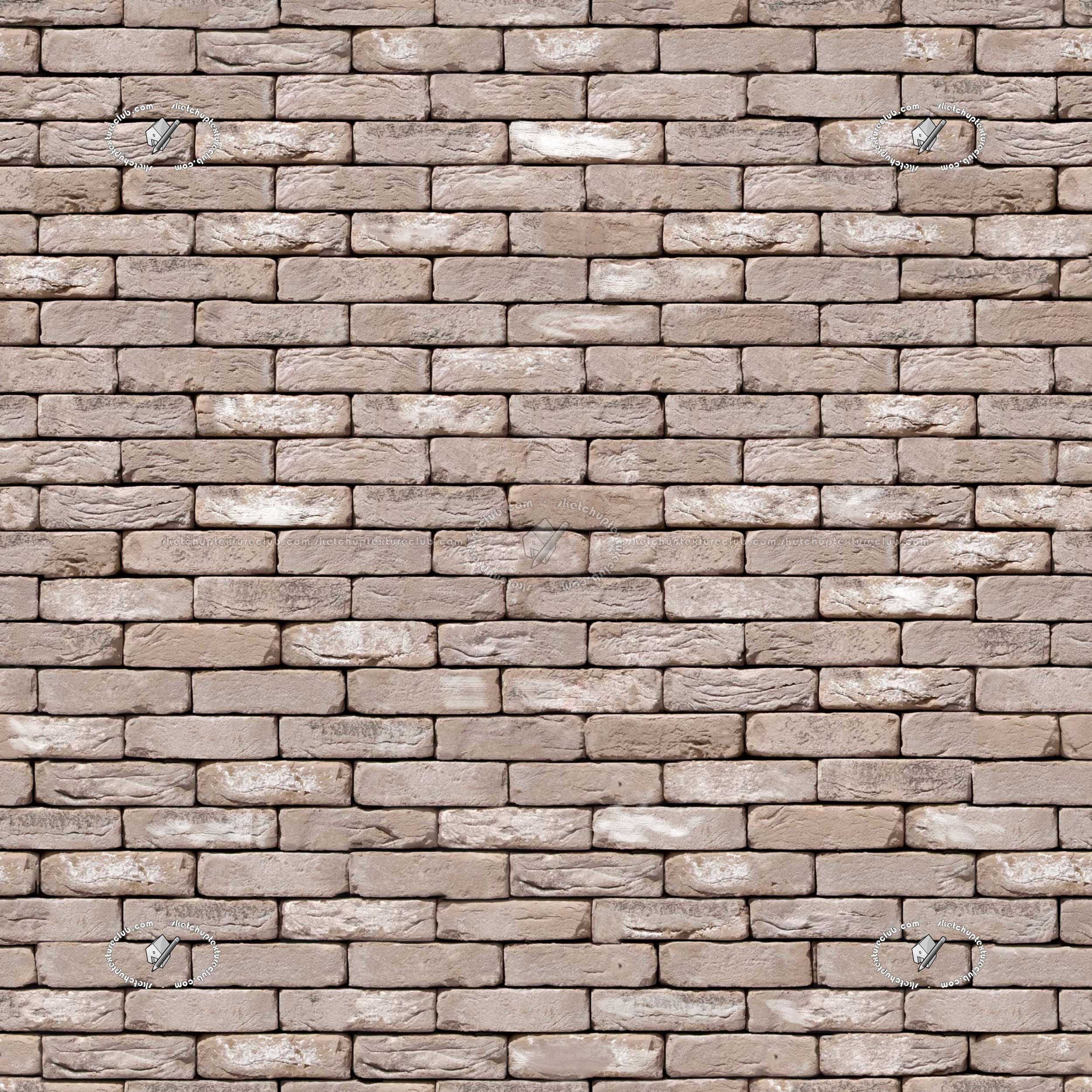 Rustic facing bricks texture seamless 20895