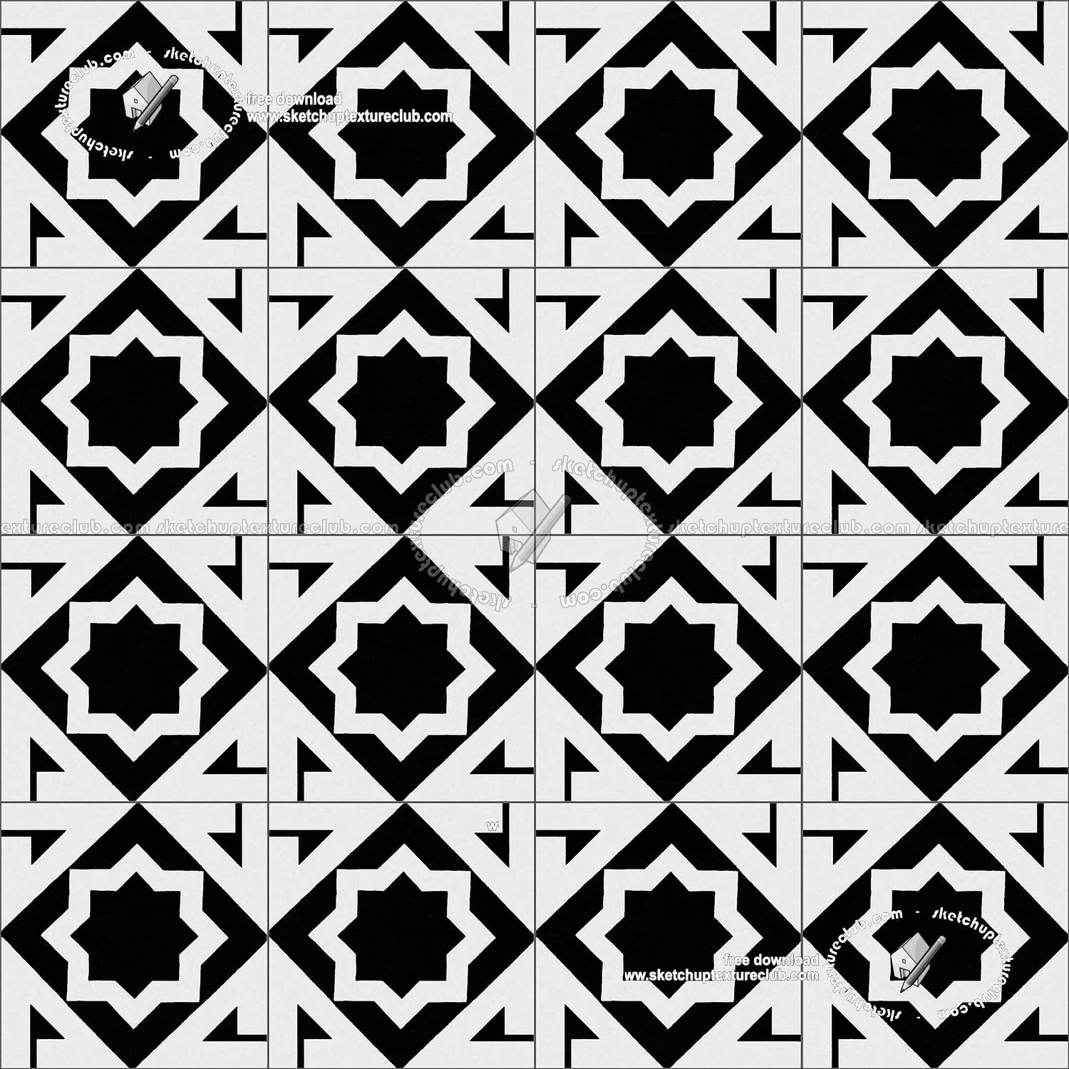 Victorian cement floor tile texture seamless 19321