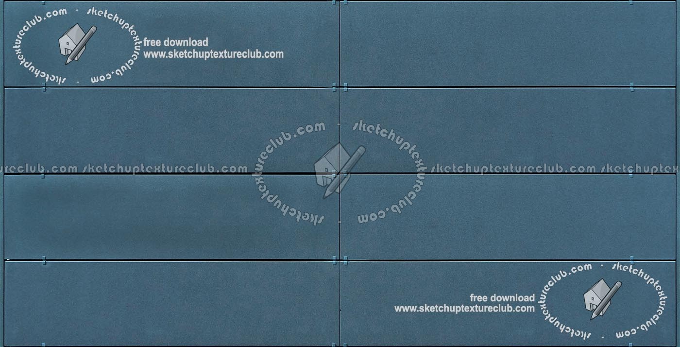 Light blue metal facade cladding texture seamless 19060