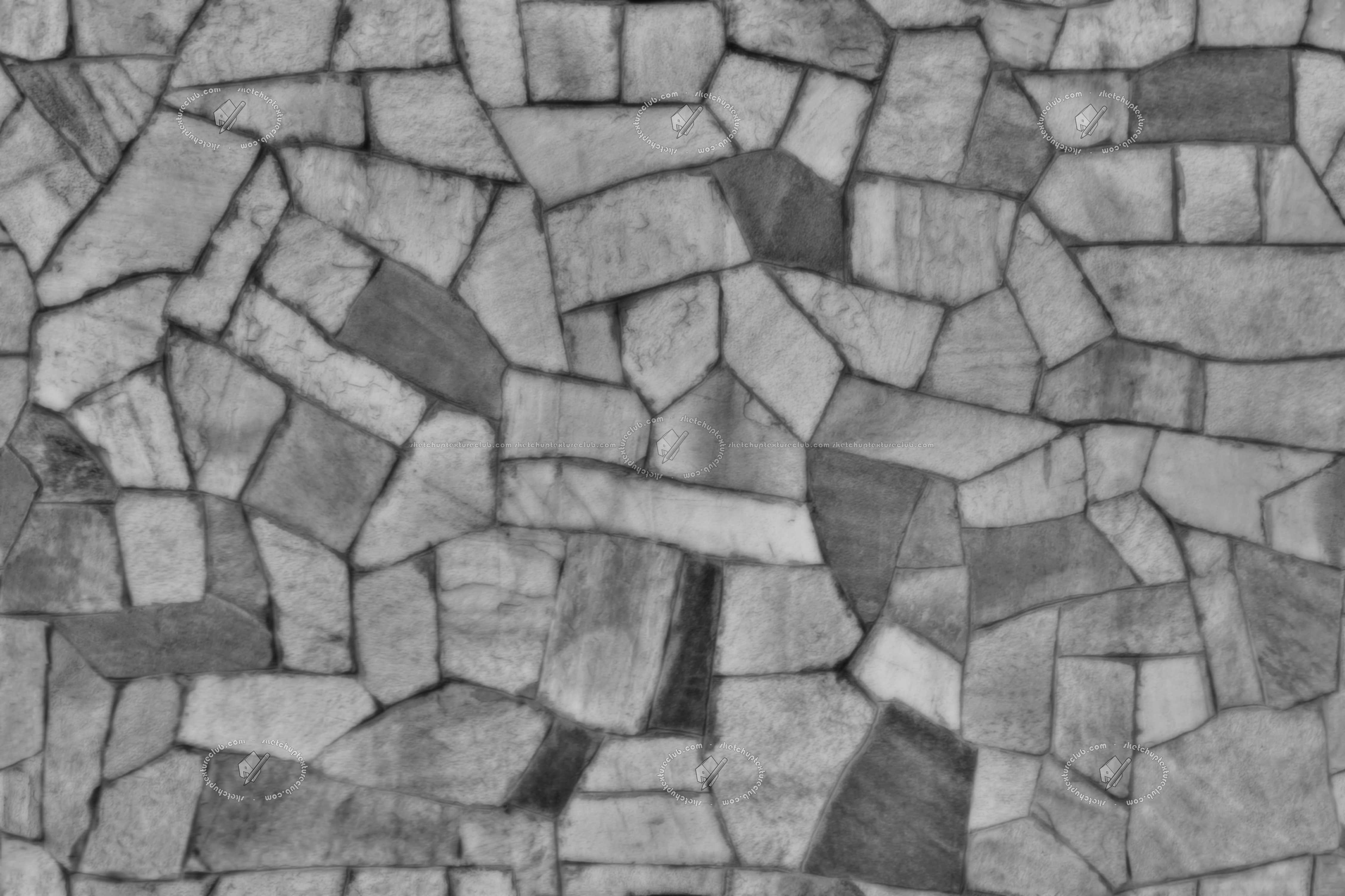 Stones wall cladding texture seamless 20773
