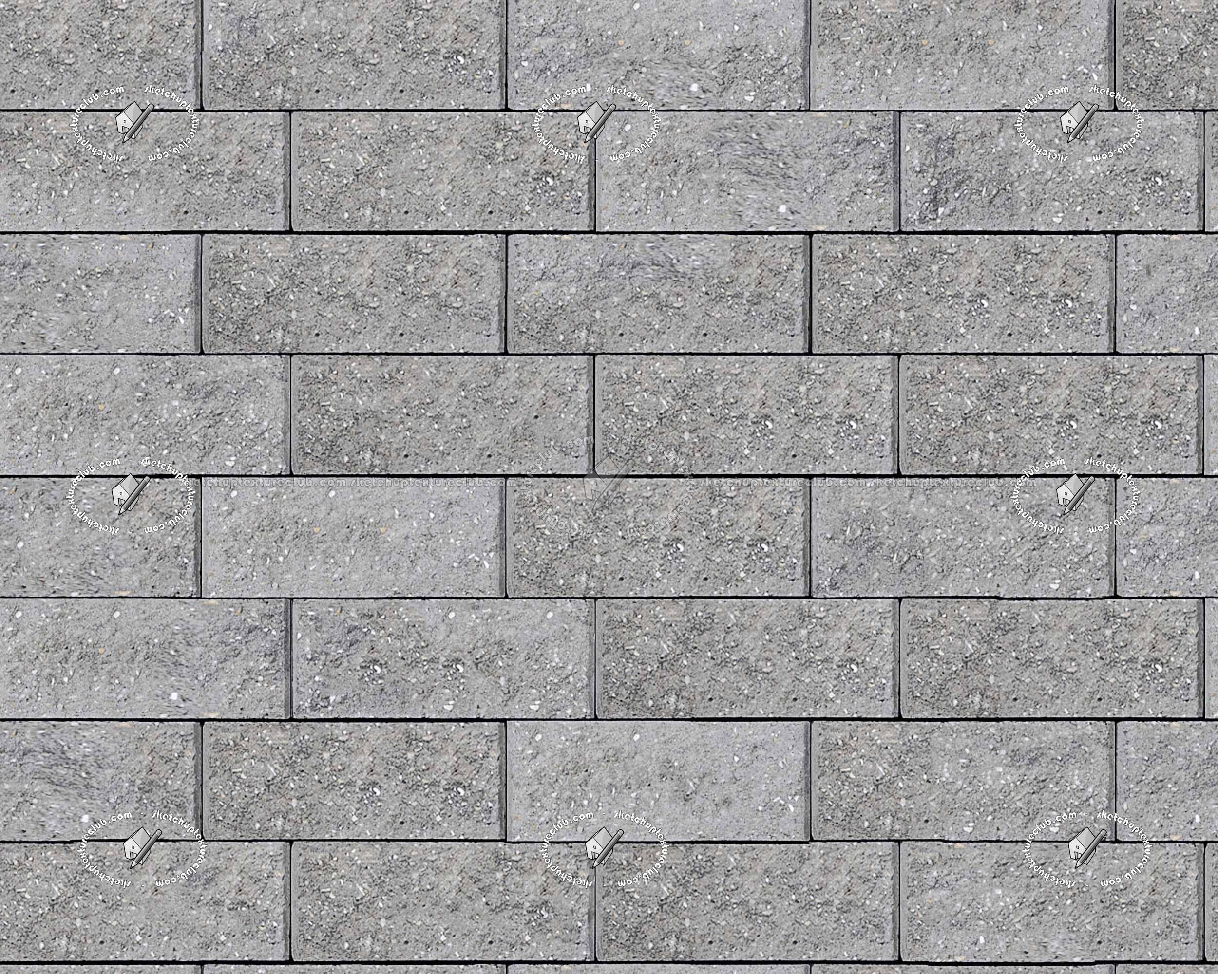 Retaining wall stone blocks texture seamless 21072