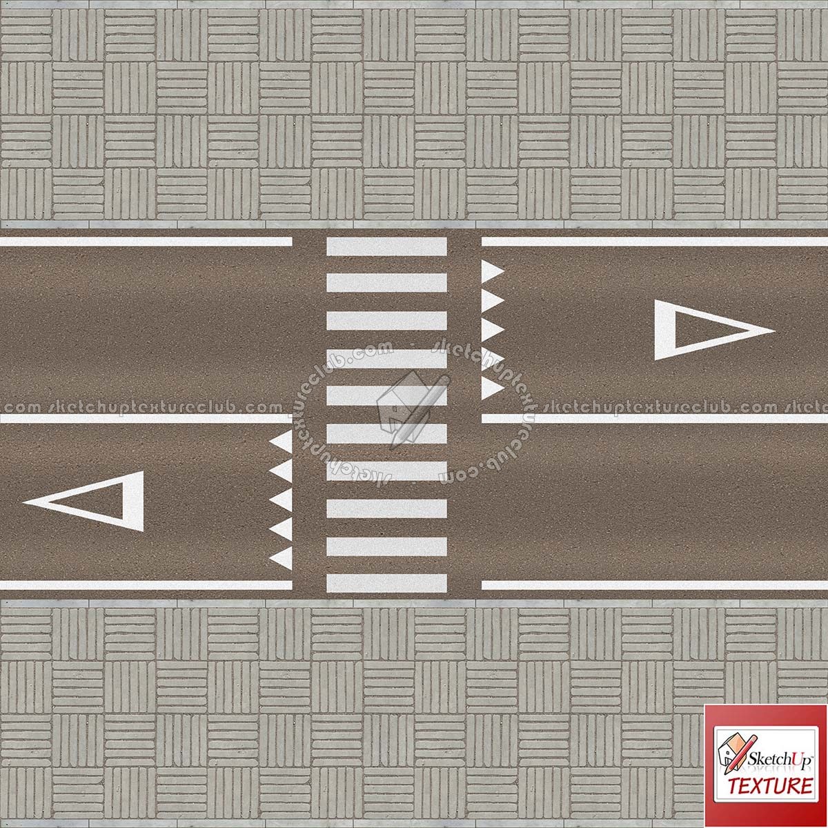 Road Intersection Texture