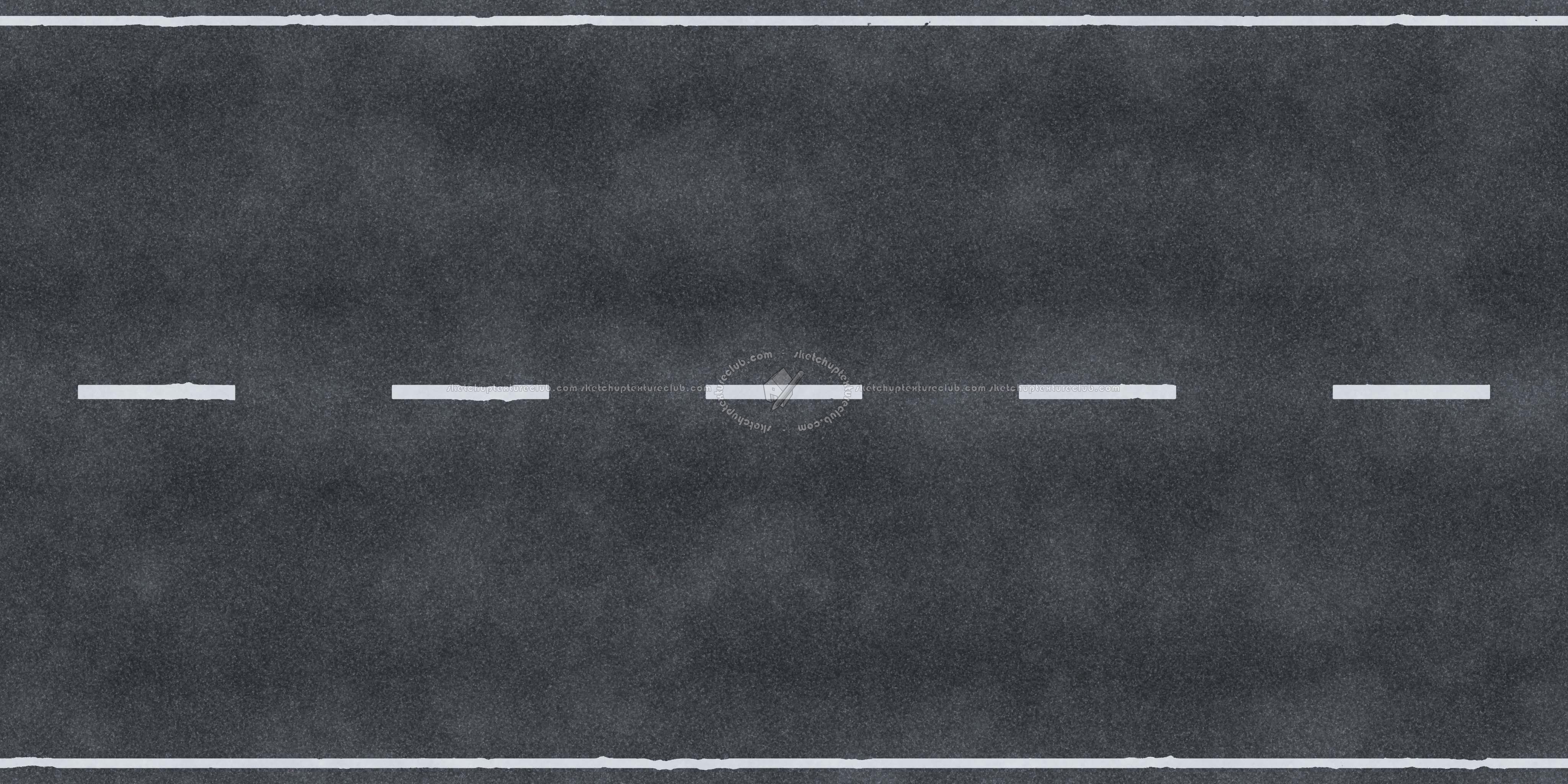 Two lane road clean PRB texture seamless 21584