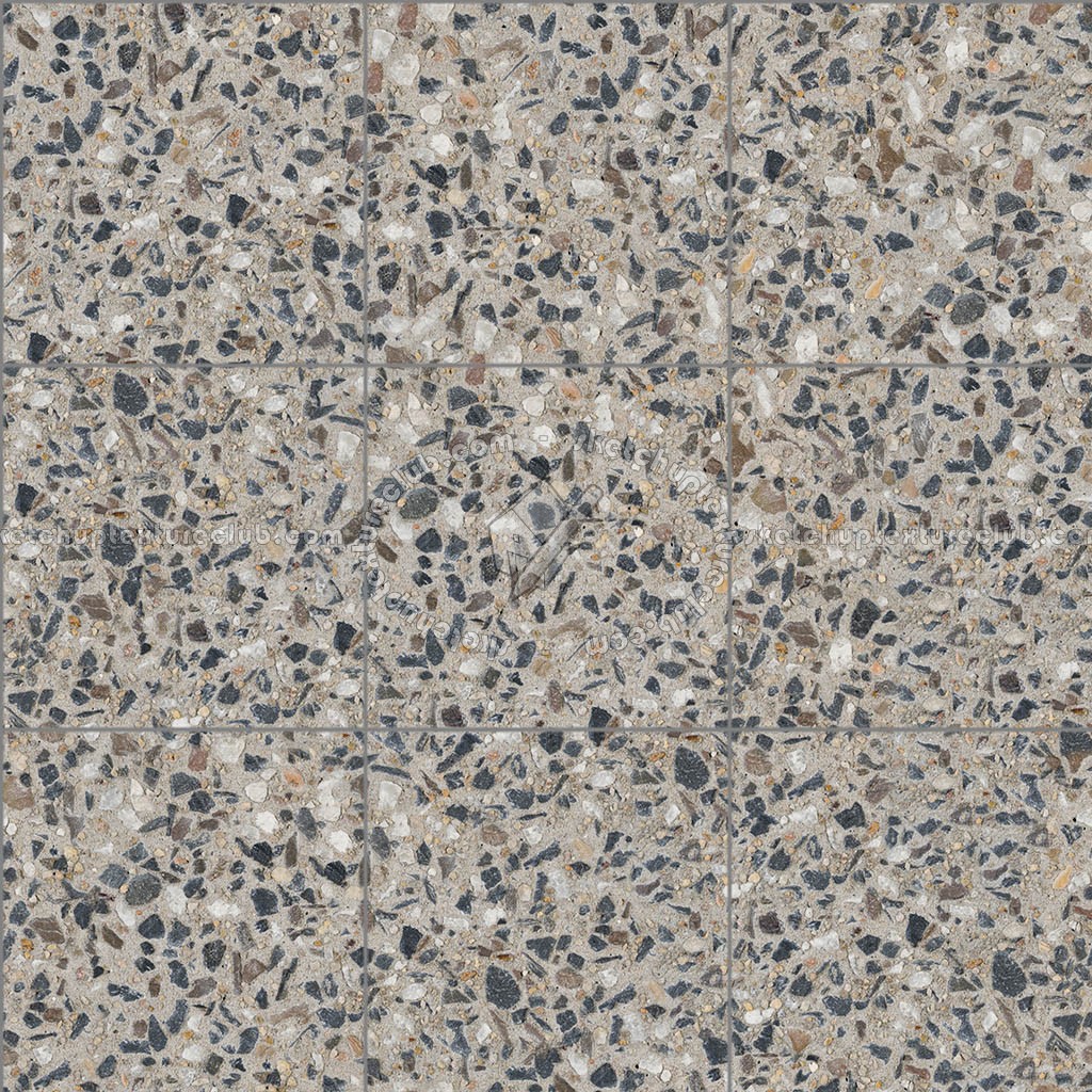 Exposed Aggregate Concrete Tile Pbr Textures Seamless 21763