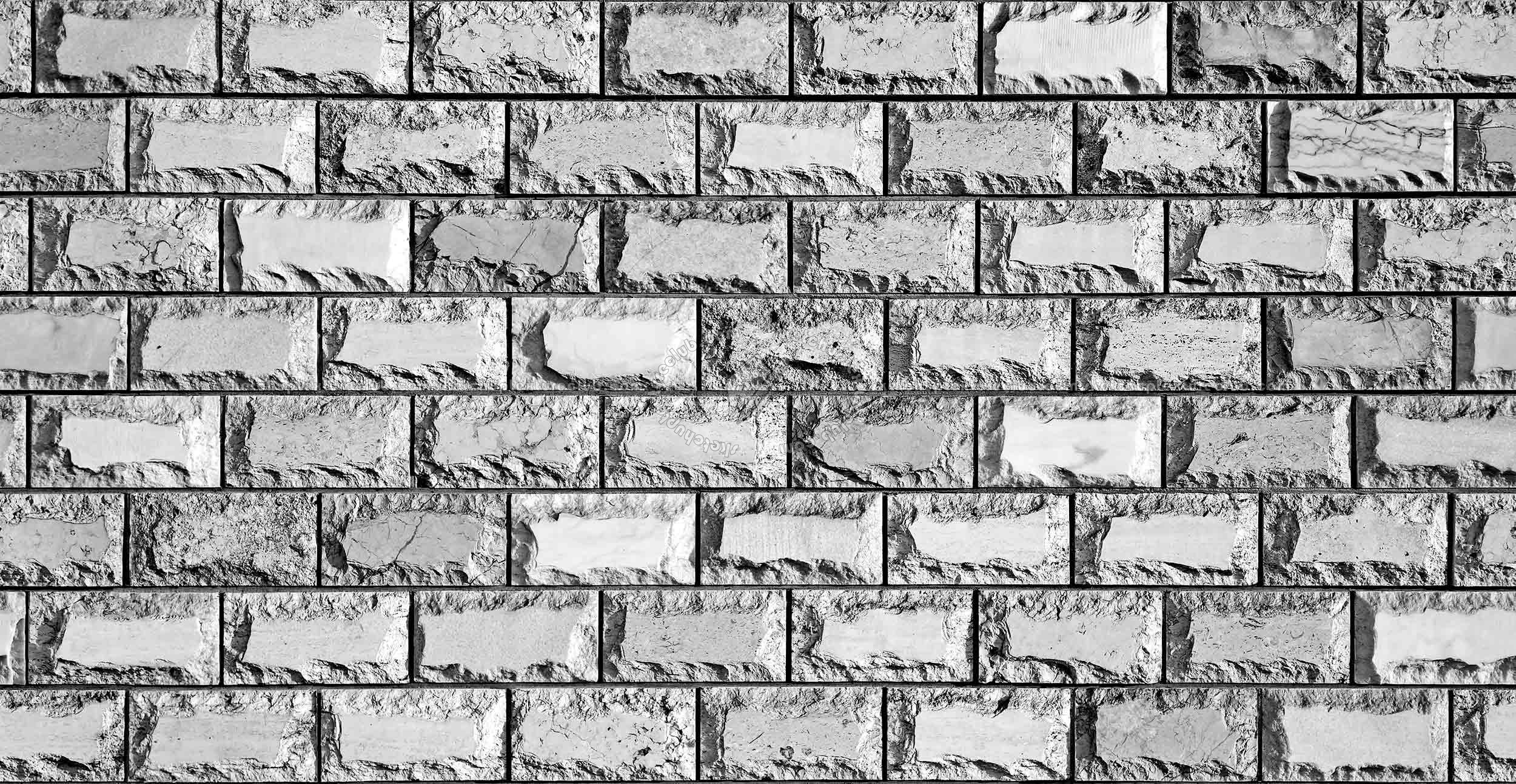 Building wall cladding mixed stone texture seamless 20530