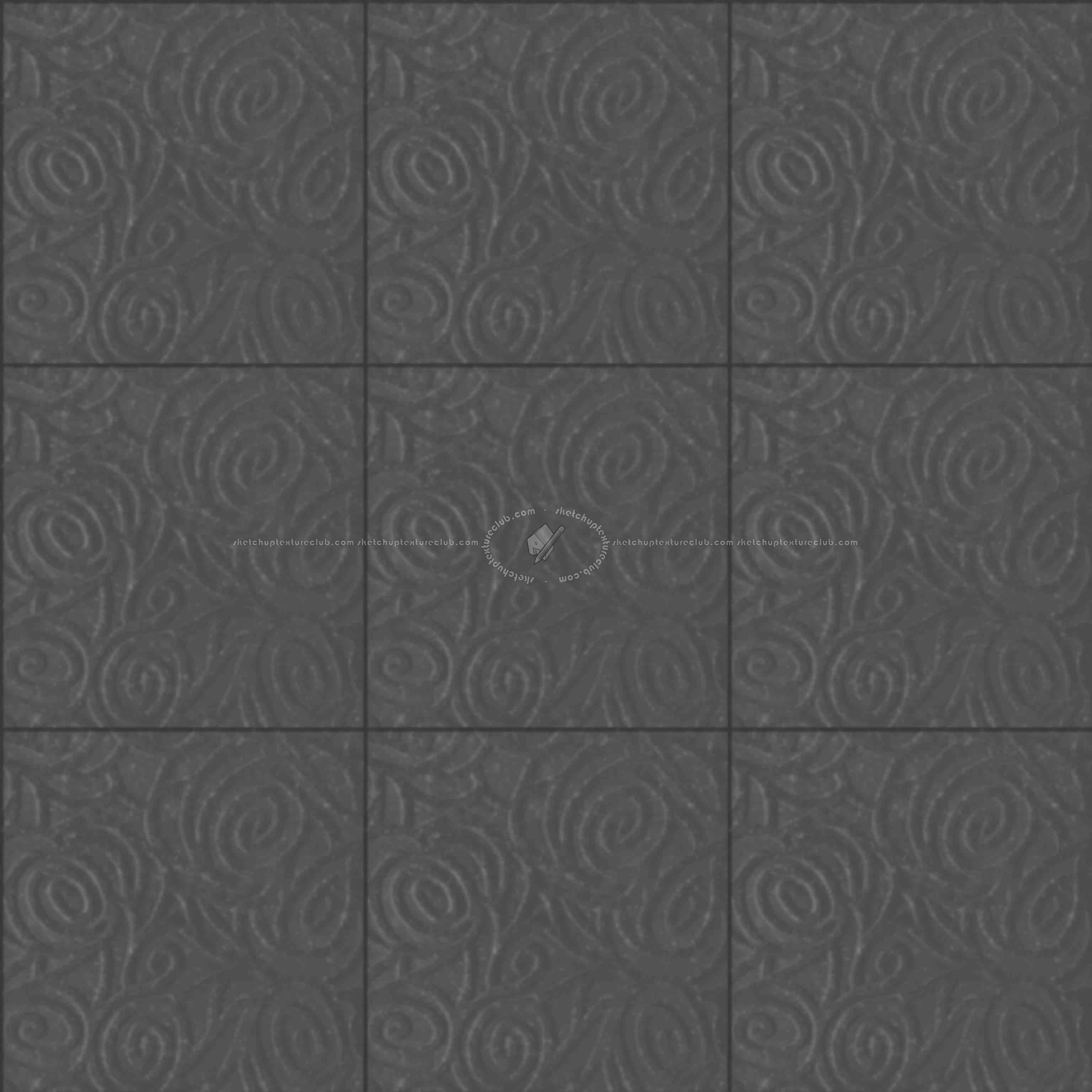 Lava square ornate tile texture seamless 15992