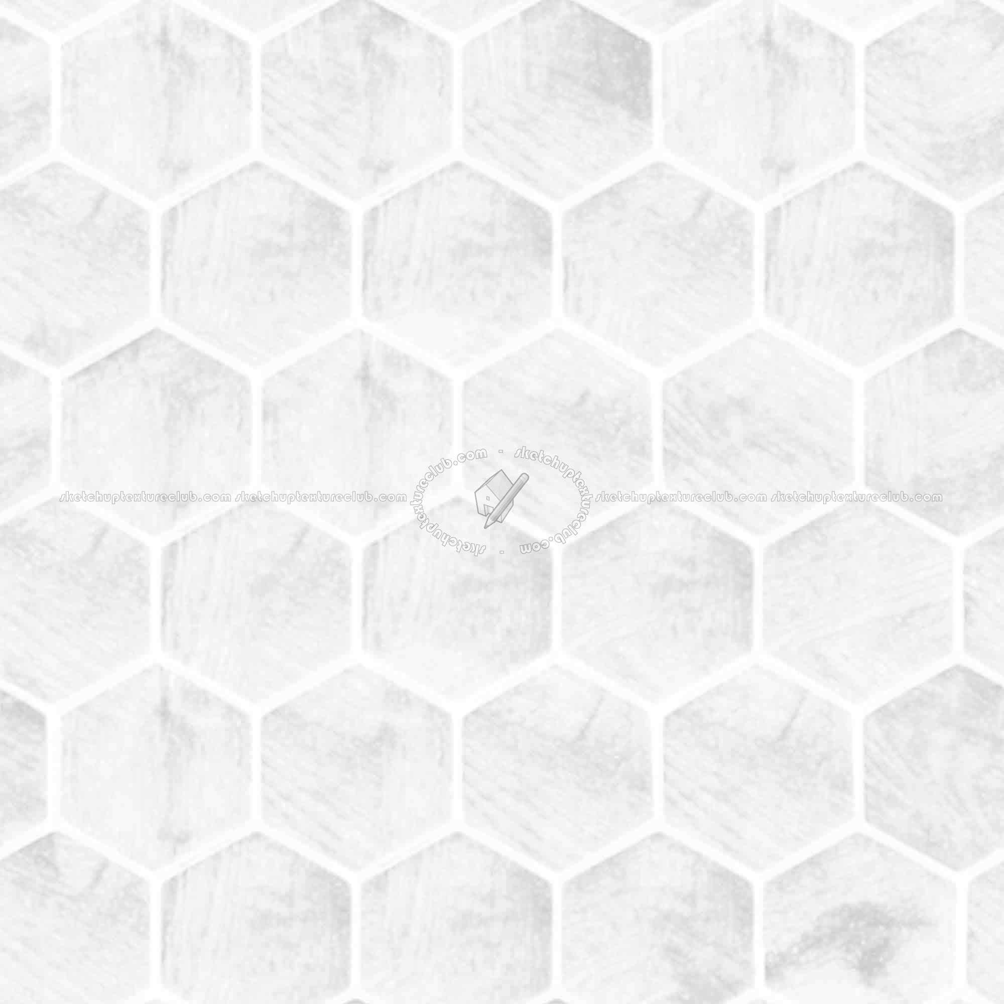 hexagonal ceramic tiles texture seamless 21397
