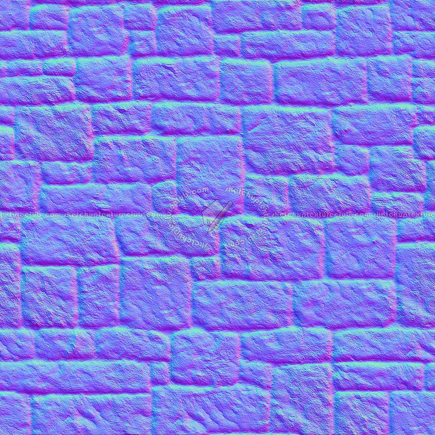 Wall stone with regular blocks texture seamless 08347