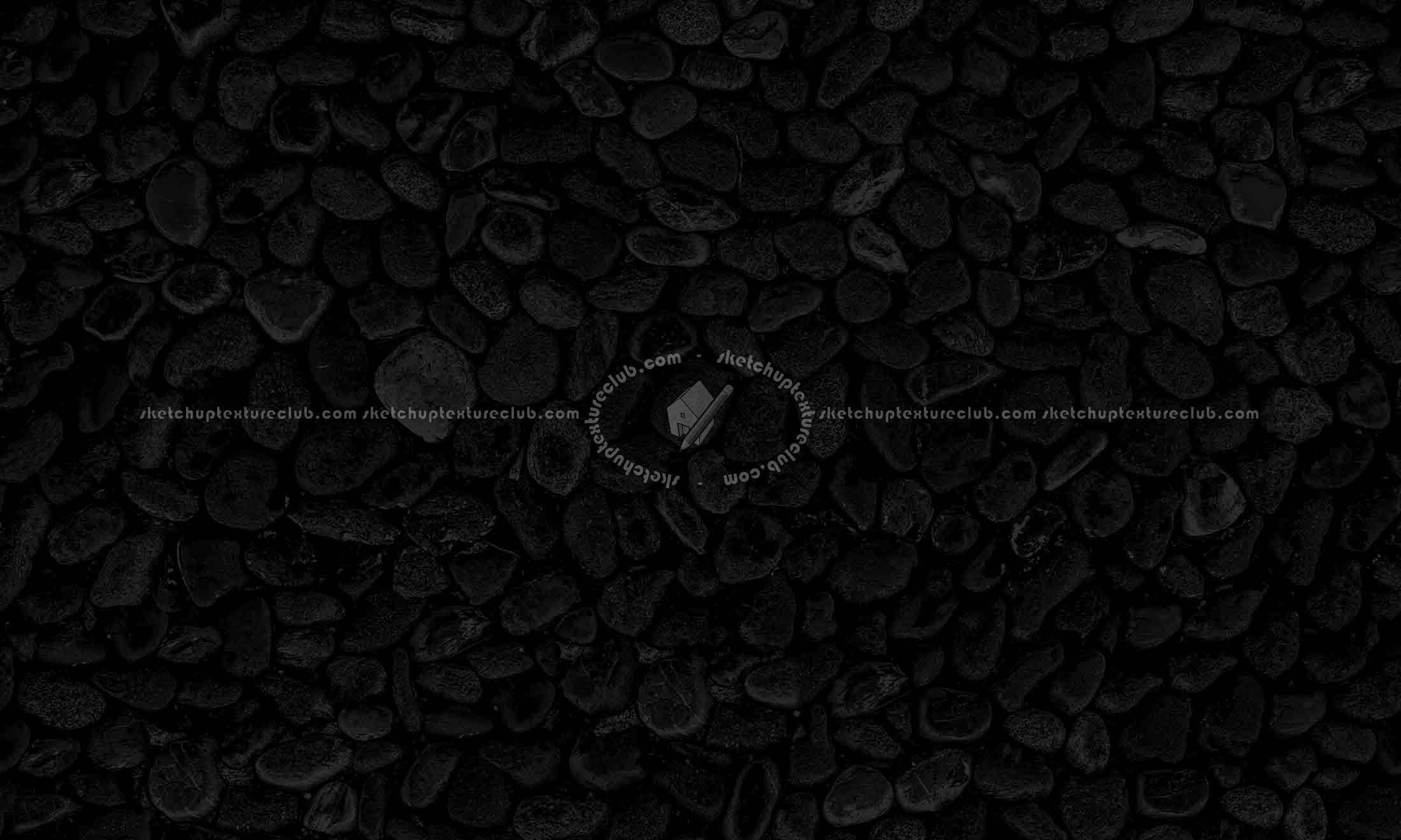 Road Rounded Cobblestone Texture Seamless 19802