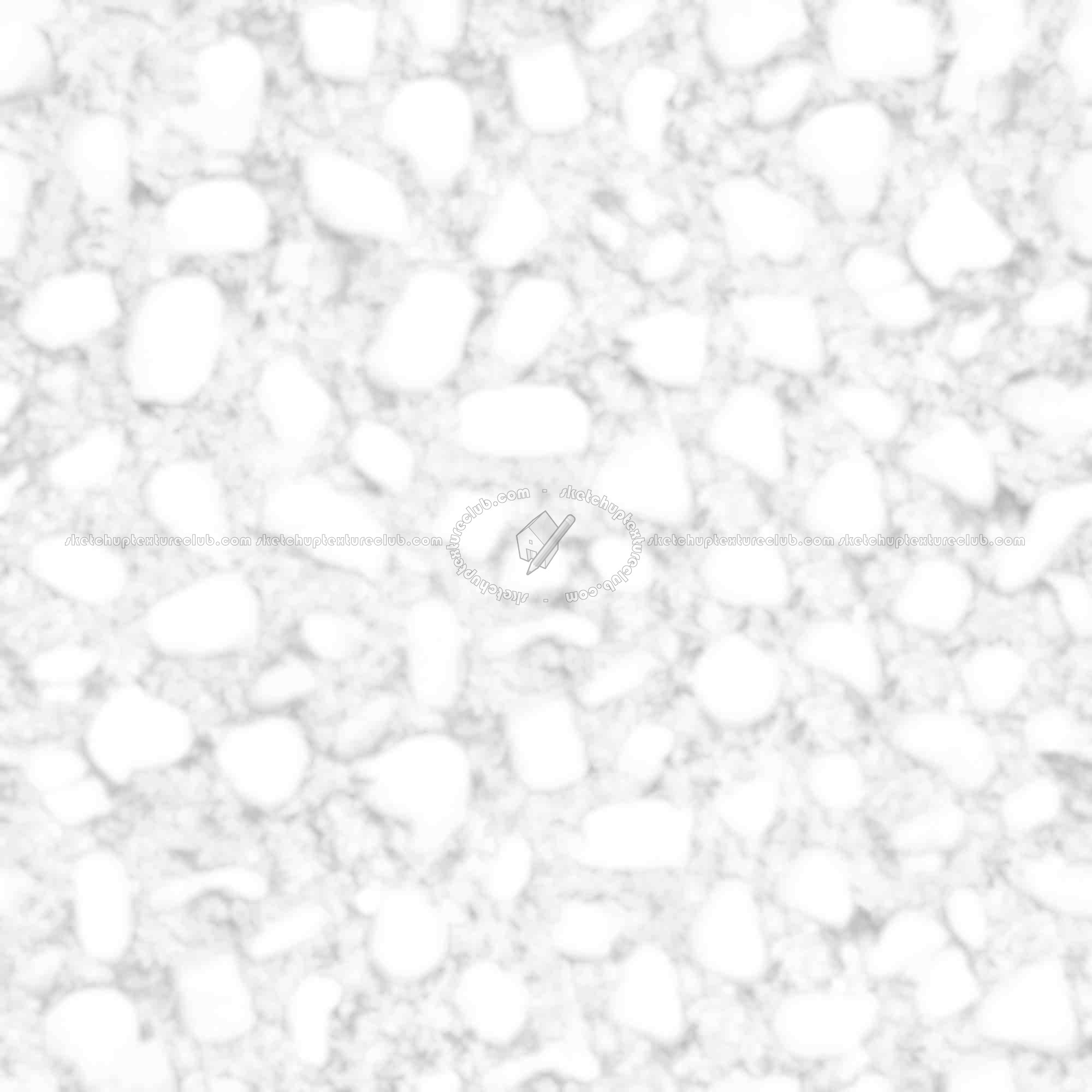 Road Rounded Cobblestone With Green Grass Texture Seamless 20194
