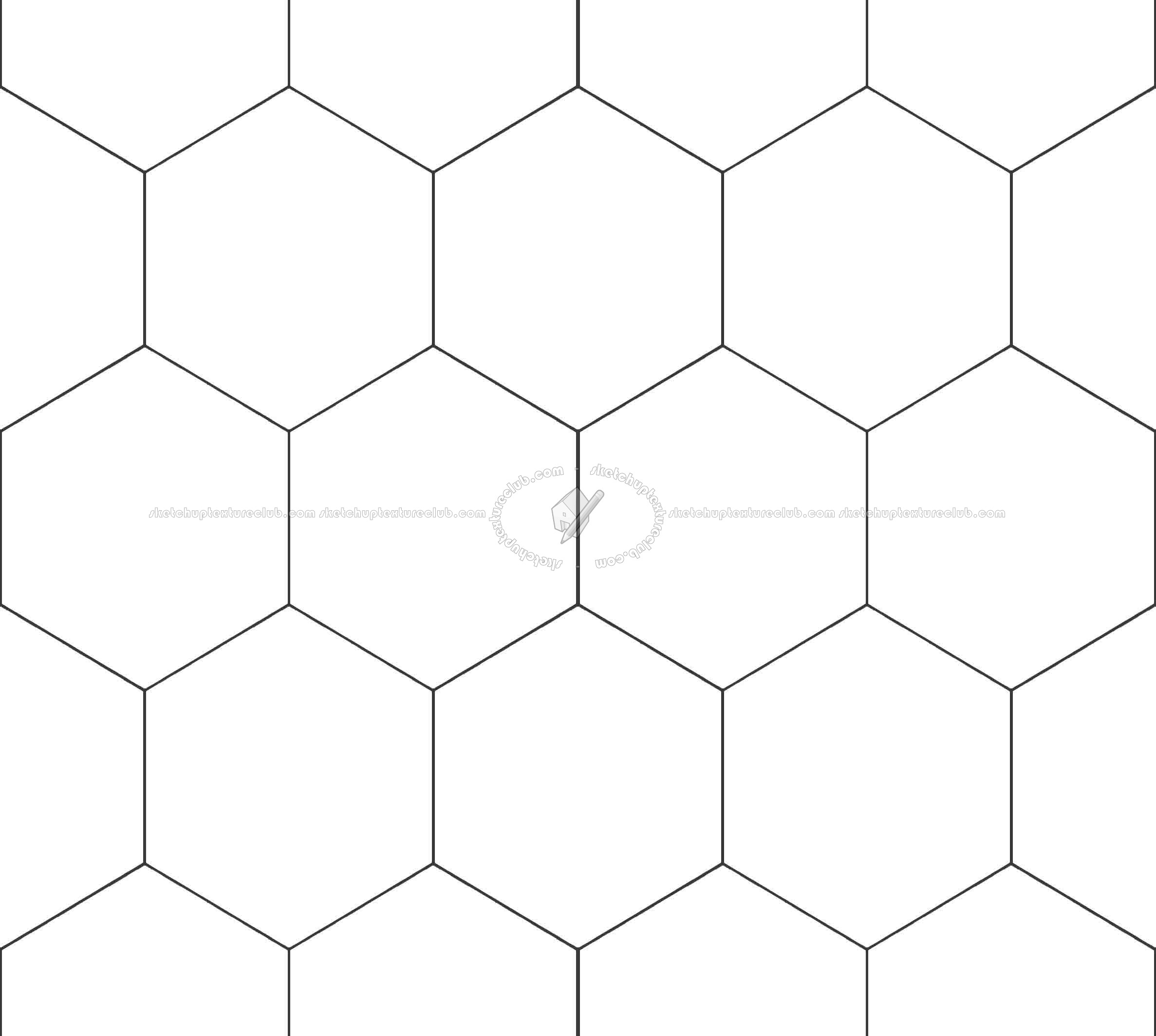 Hexagonal Tile Texture Seamless 16871