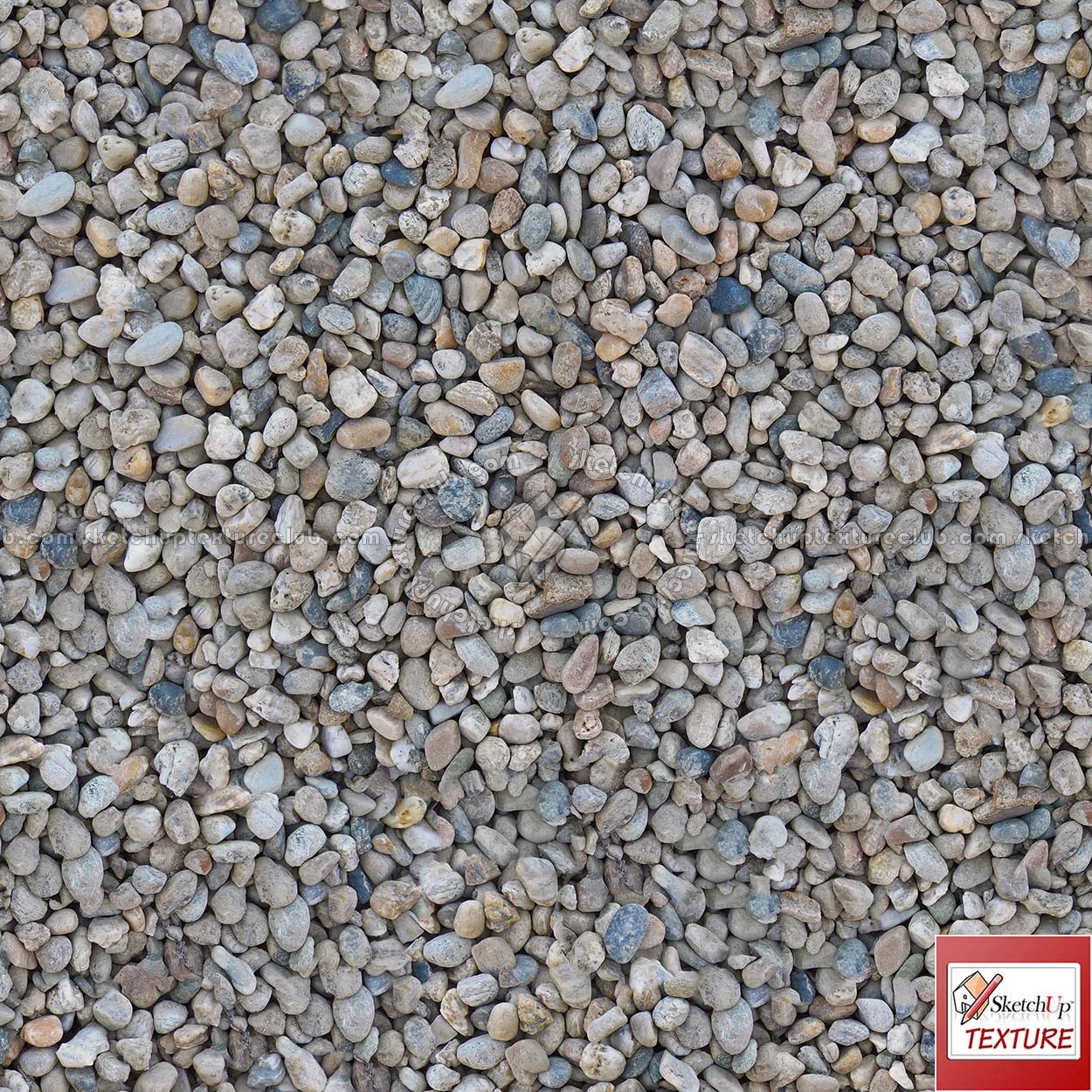 gravel & pebbles textures seamless