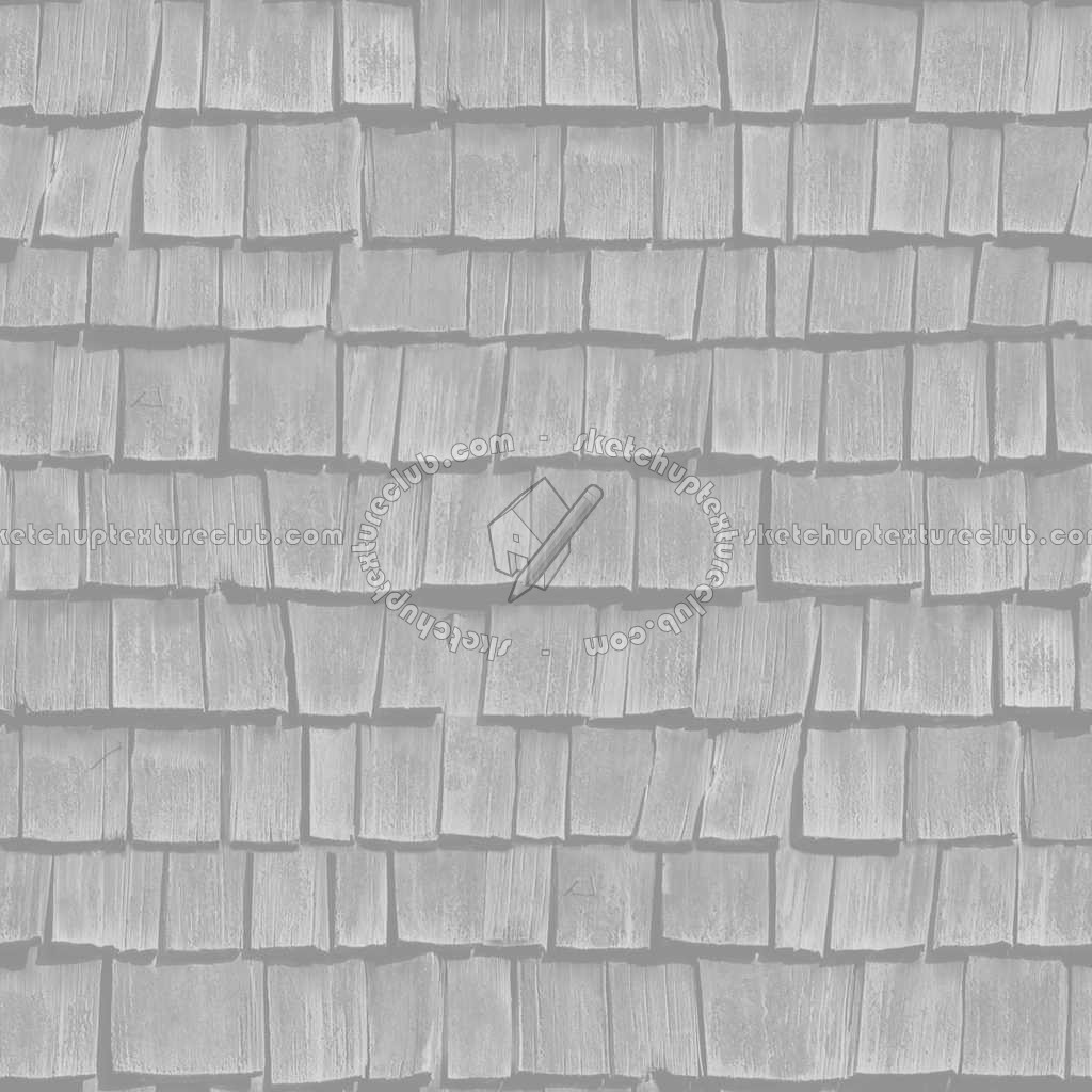 Wood shingle roof texture seamless 03862