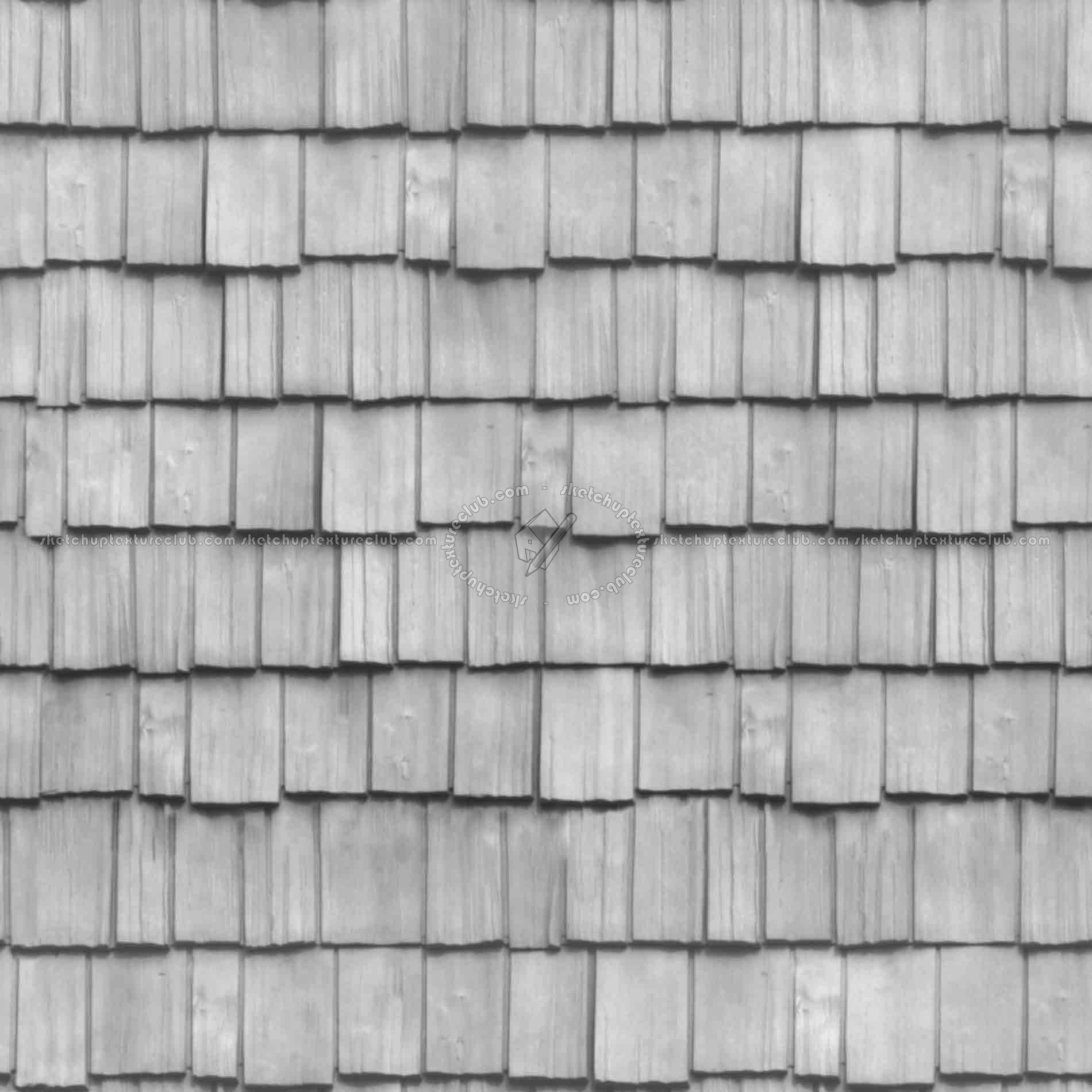 Wood shingle roof texture seamless 03875