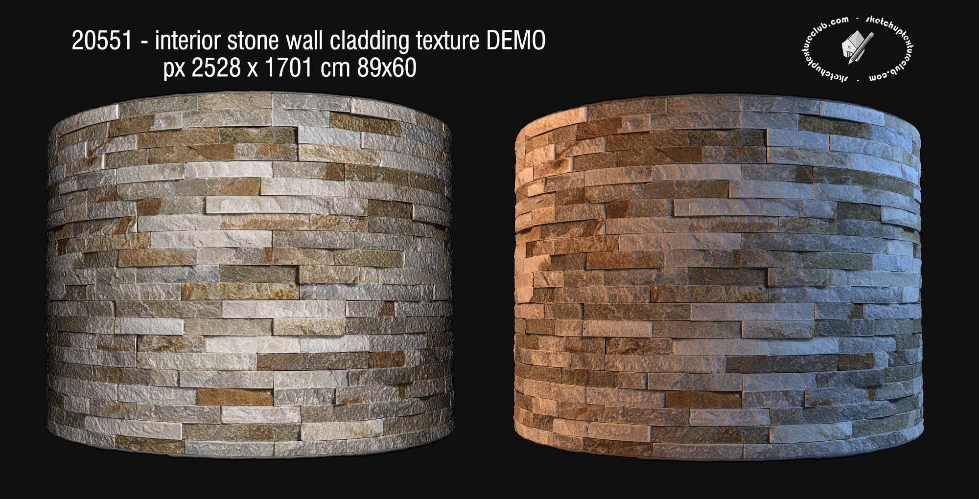 Interior stone wall cladding texture seamless 20551