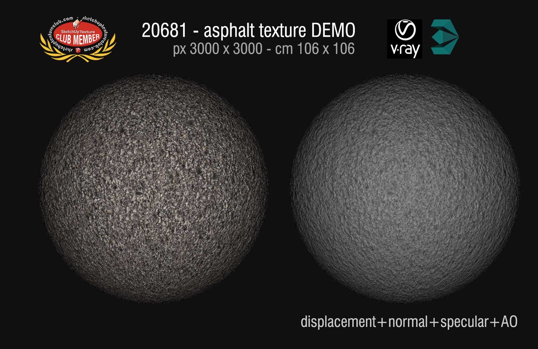 Asphalt texture seamless 20681