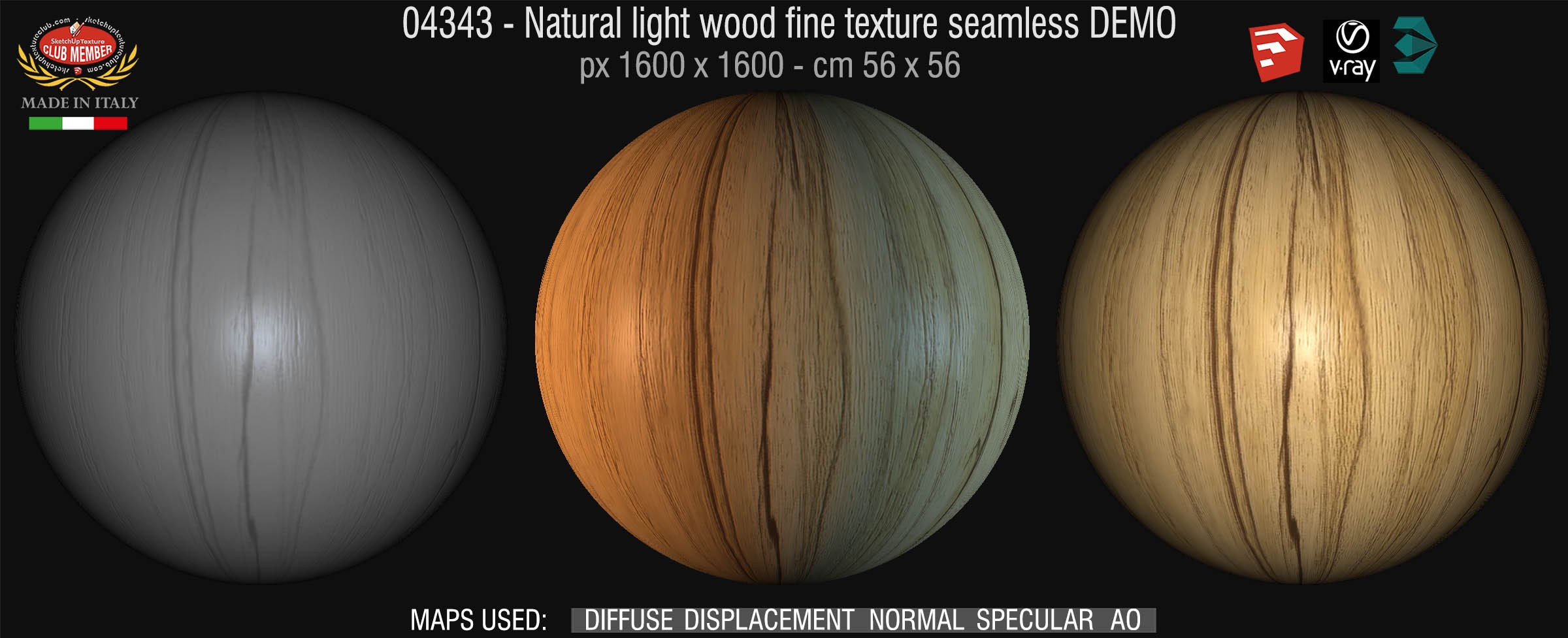 Natural light wood fine texture seamless 04303