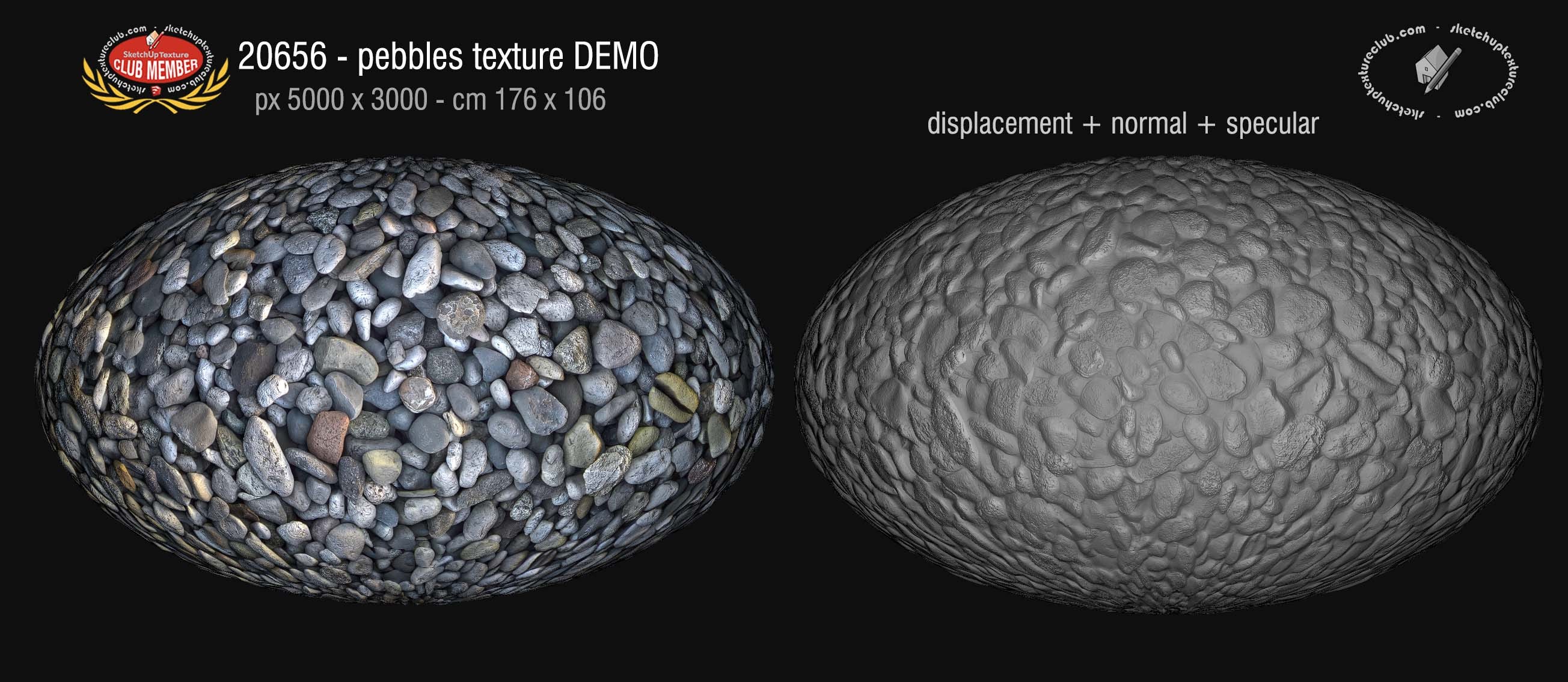 Pebbles texture seamless 20656