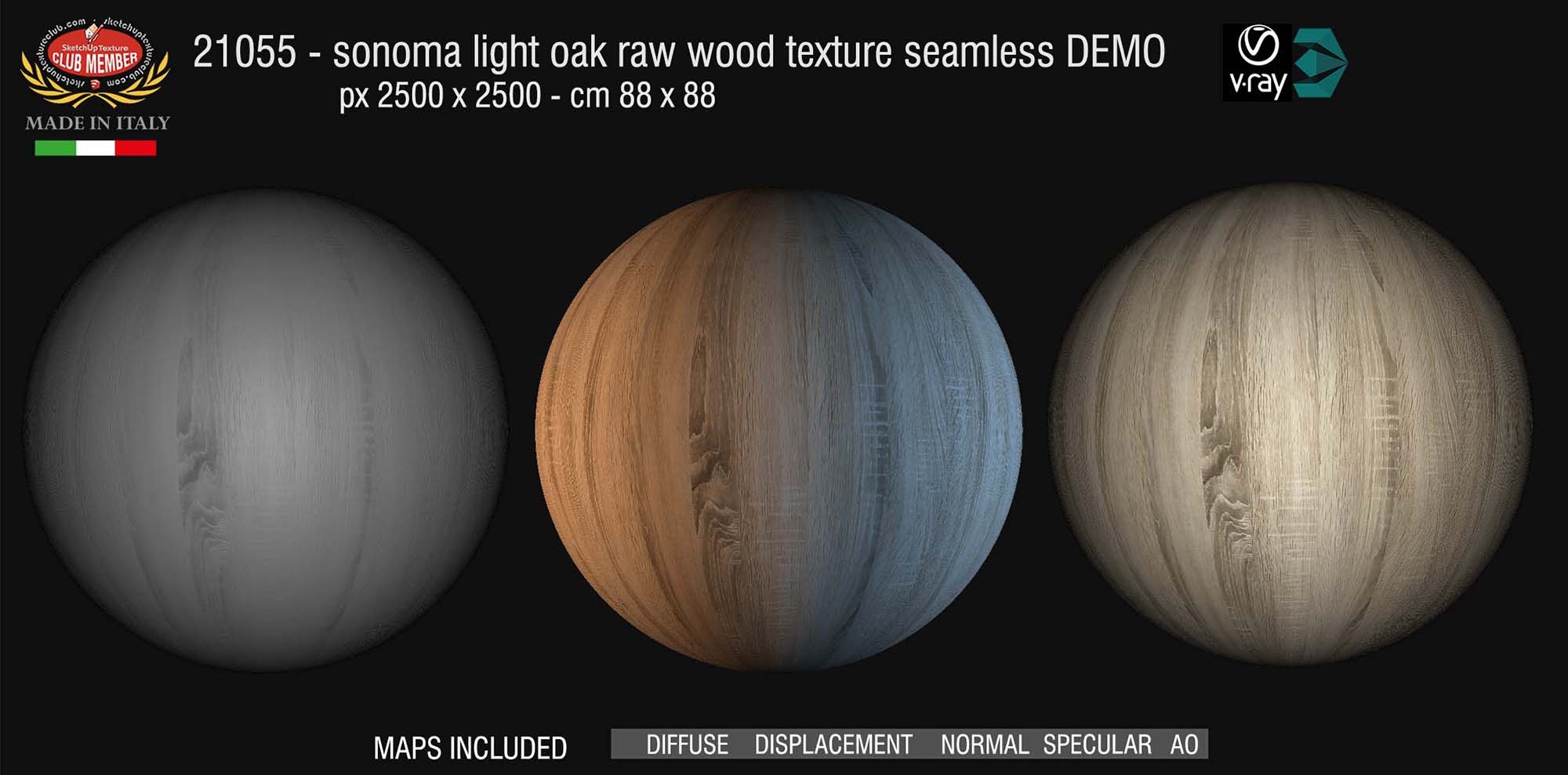 Sonoma light oak raw wood texture seamless 21055