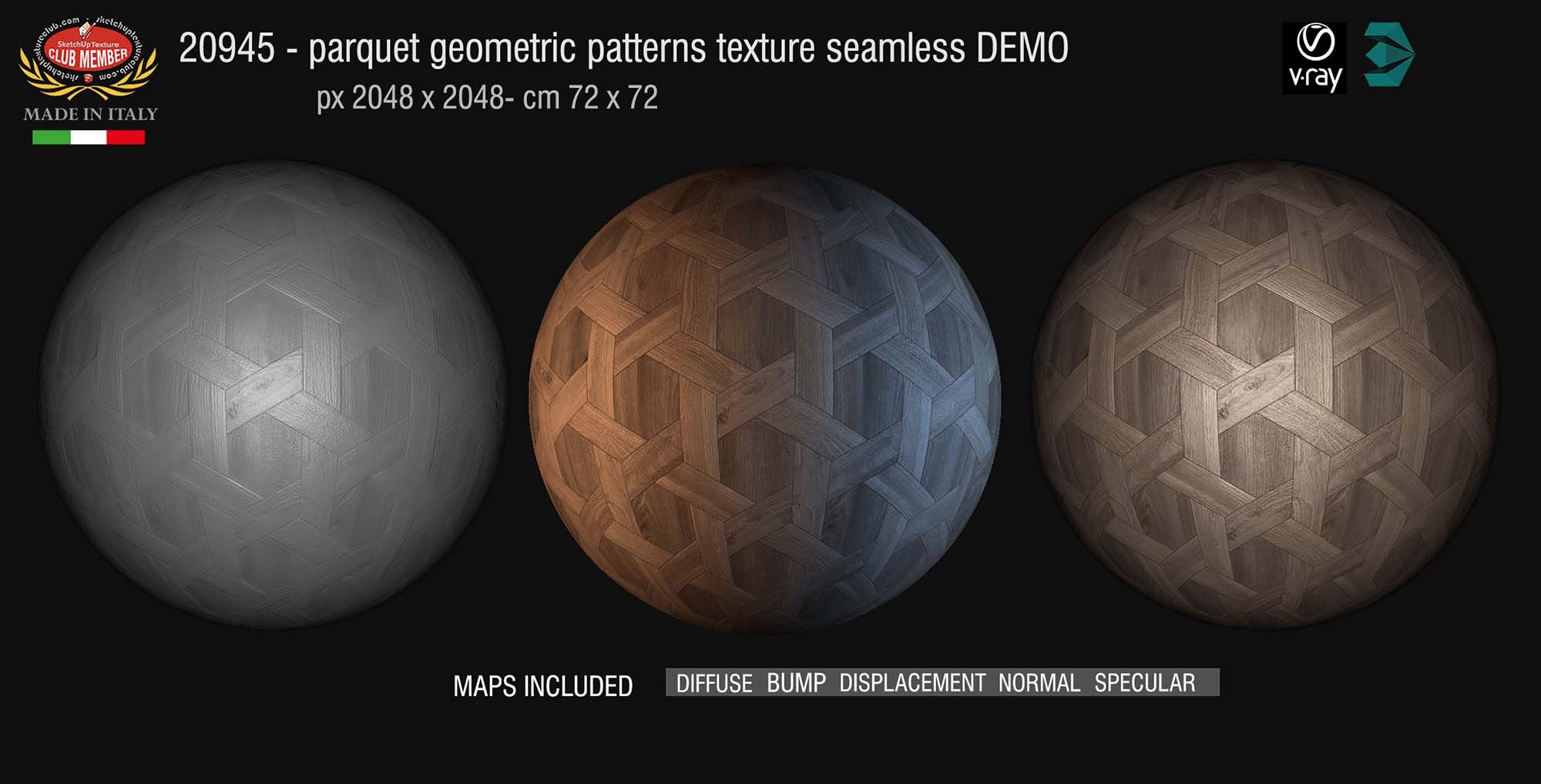 Parquet geometric patterns texture seamless 20945