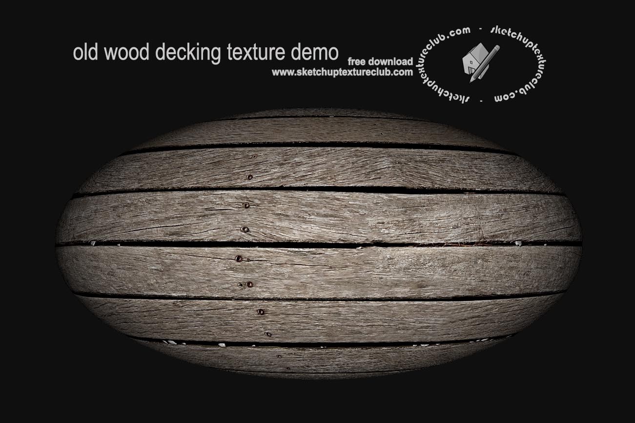 Old wood terrace decking texture seamless 18350