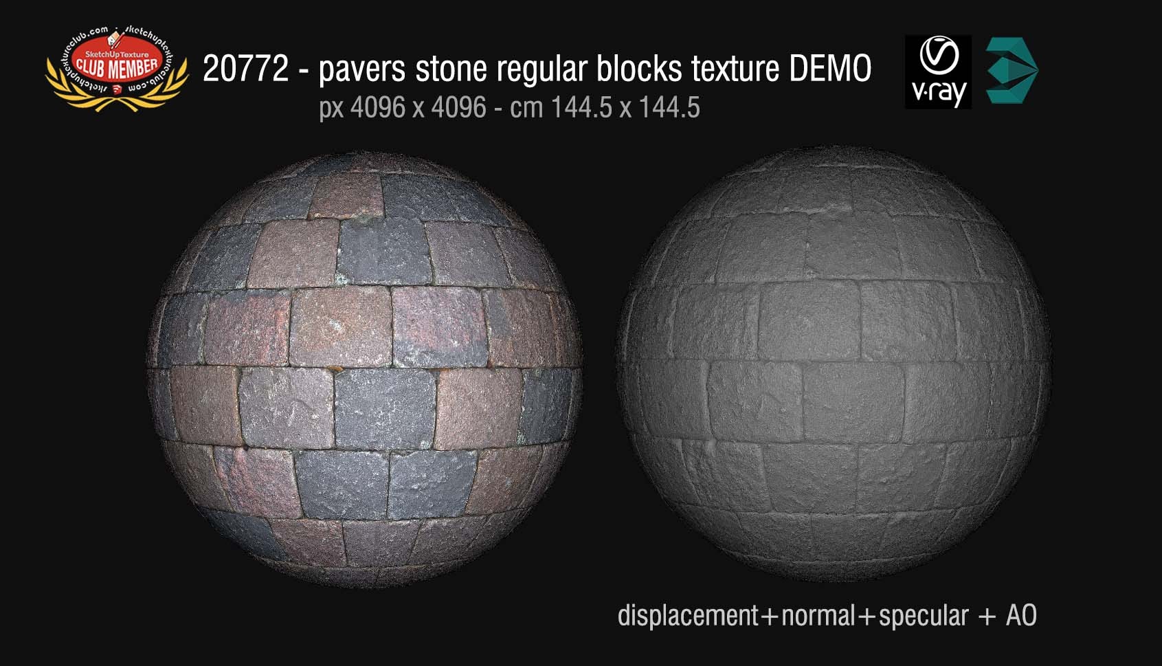 Pavers stone regular blocks texture seamless 20772