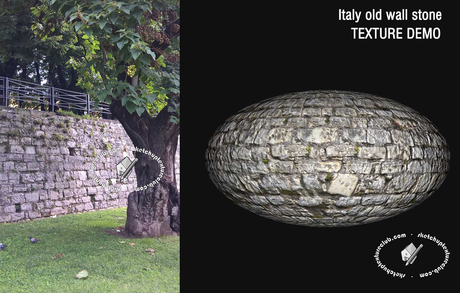 Italy old wall stone texture seamless 20502