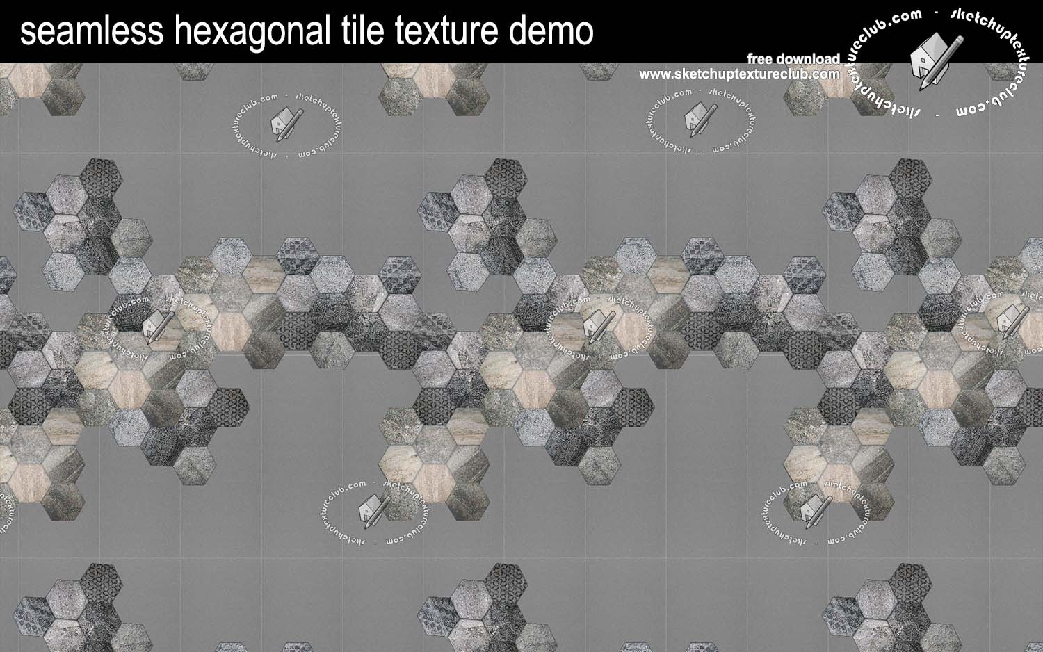 Hexagonal tile texture seamless 18111