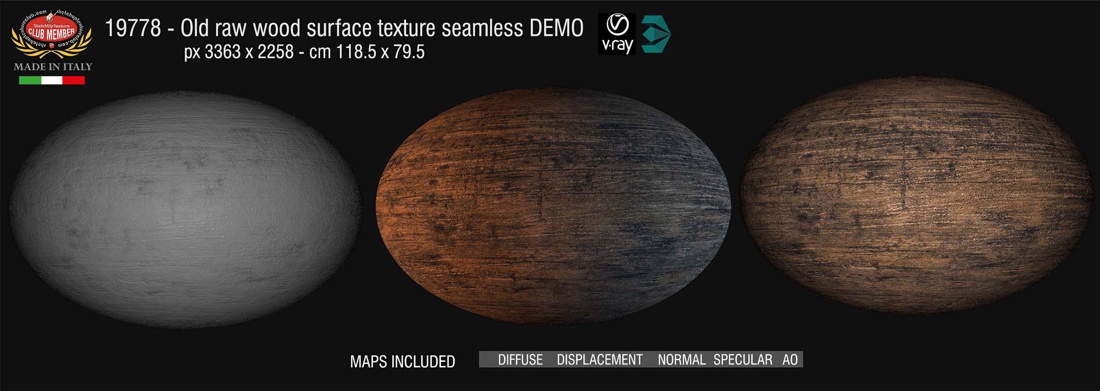 Antique walnut raw wood texture seamless 19778