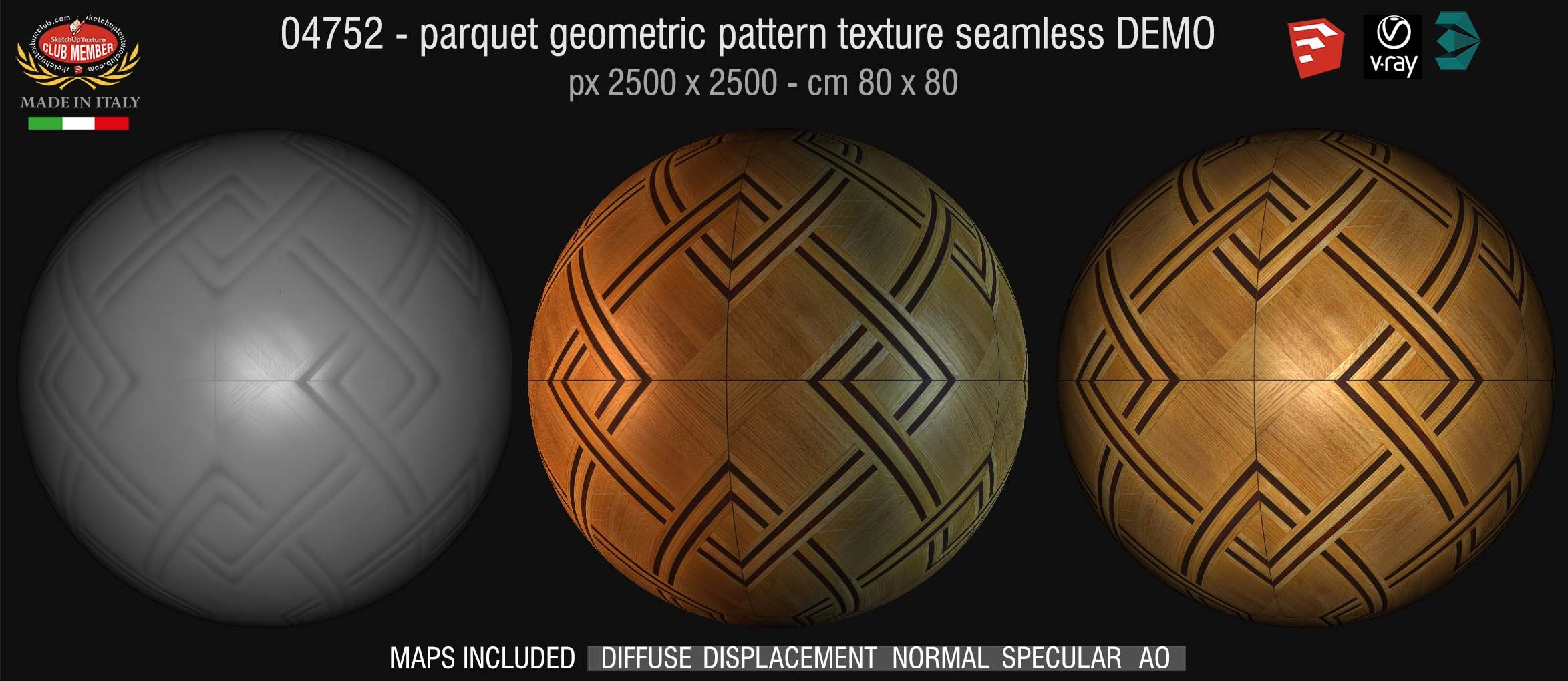 Parquet geometric pattern texture seamless 04752