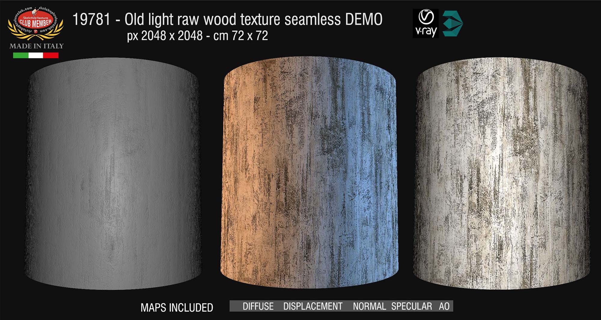 Old light raw wood texture seamless 19781
