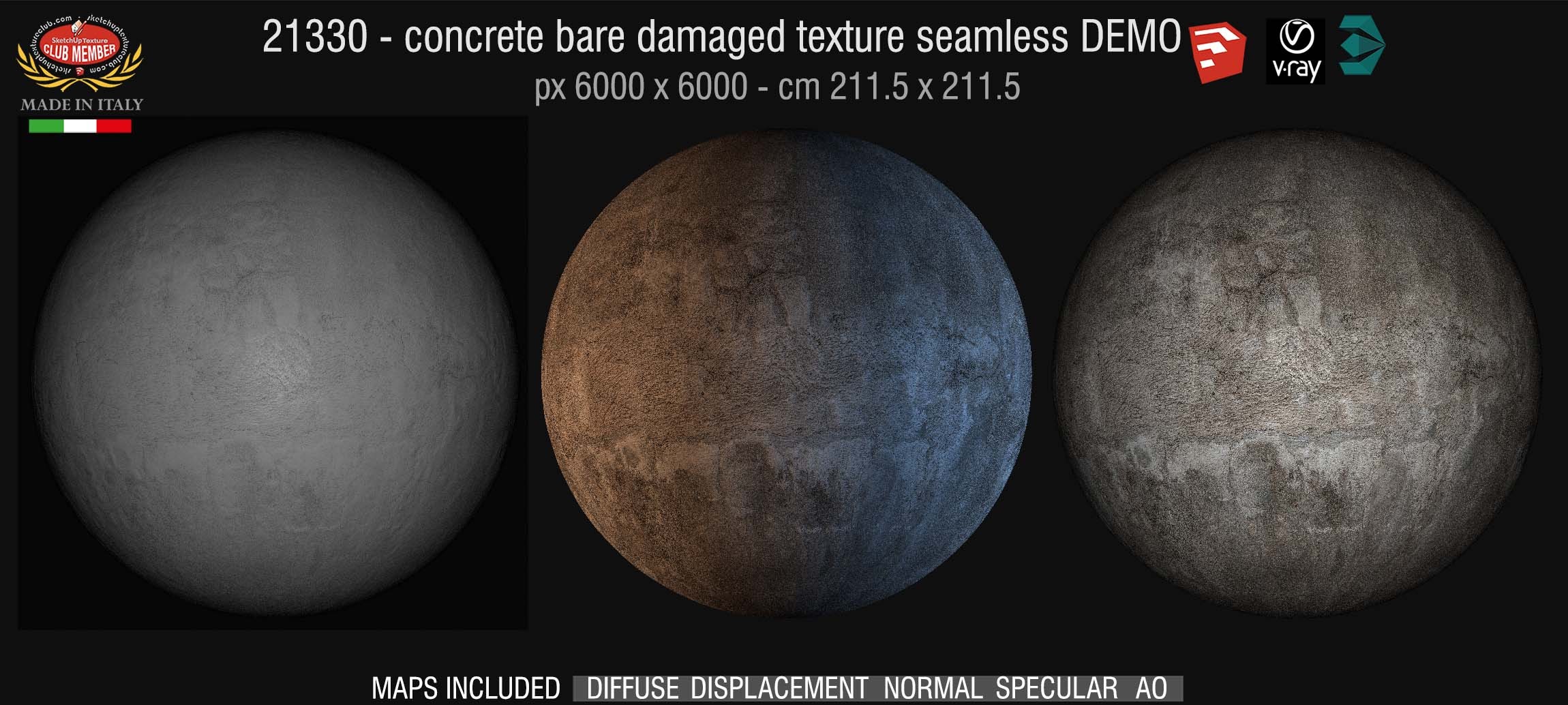 concrete bare damaged texture seamless 21330