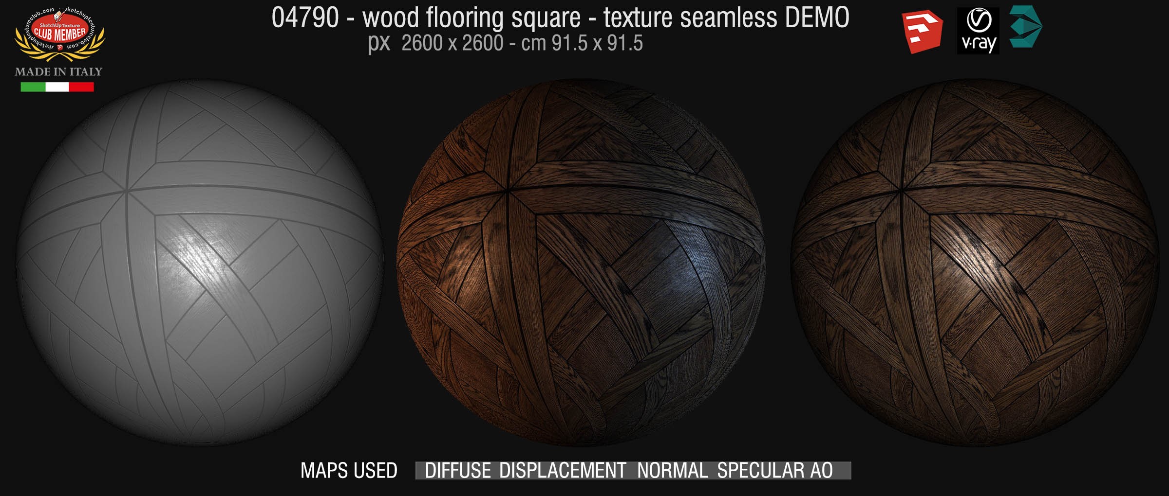 Parquet geometric pattern texture seamless 04790