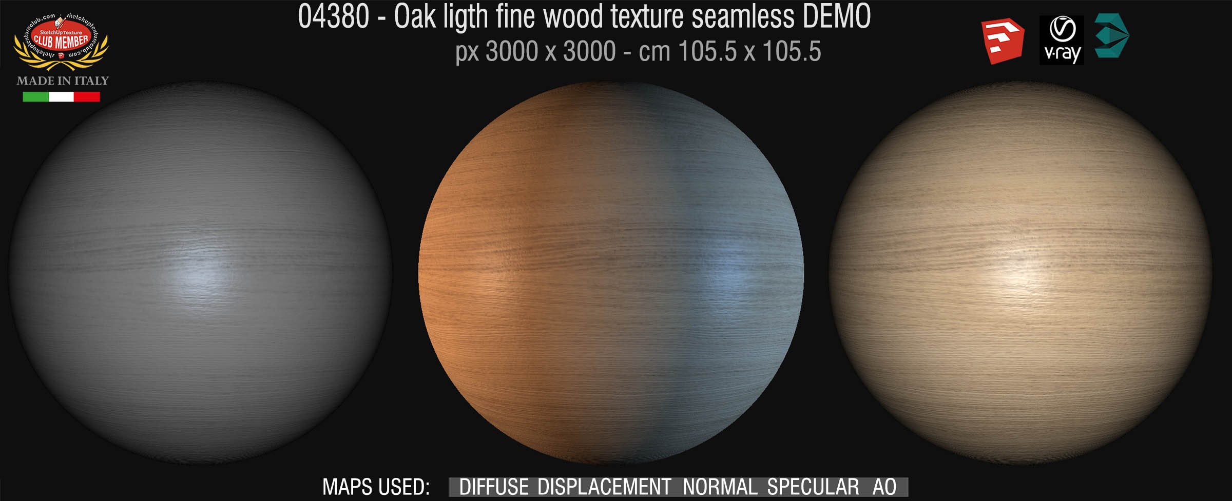 Oak light wood fine texture 04380