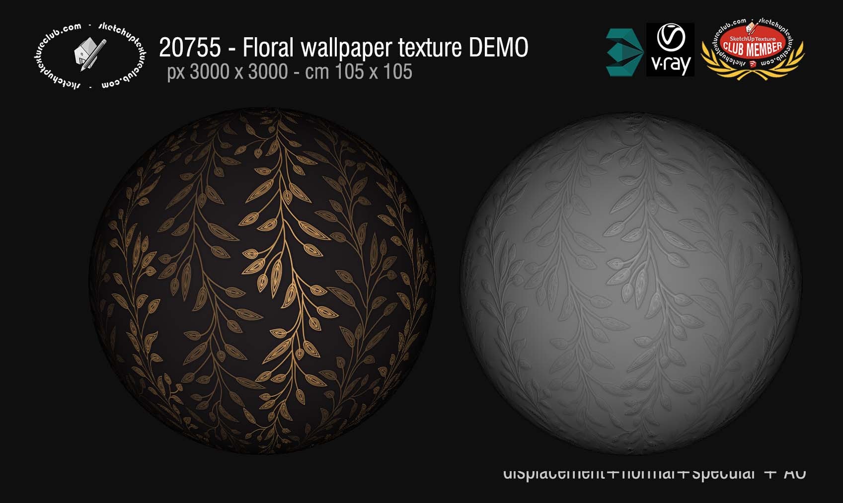 Floral wallpaper texture seamless 20755