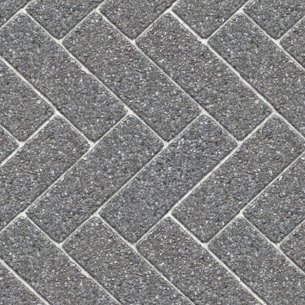 Concrete paving herringbone outdoor texture seamless 05799