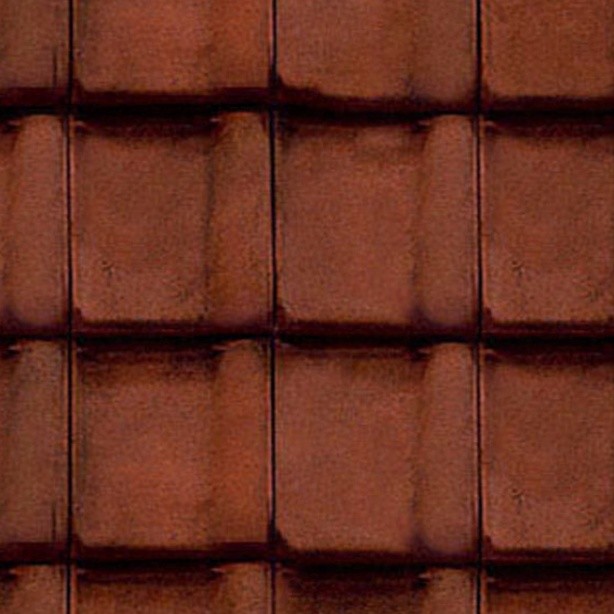 Clay roofing Cote Fleurie texture seamless 03352
