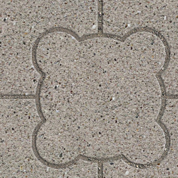 Paving concrete mixed size texture seamless 05578