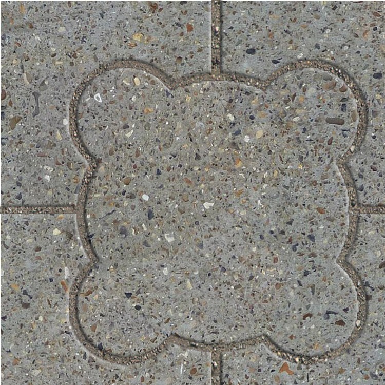 Paving concrete mixed size texture seamless 05583